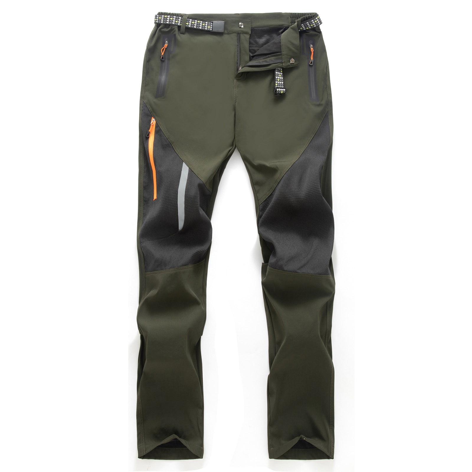 Aueoeo Men Hiking Pants Fashion Trendy Sports Button Up Pants Trousers ...