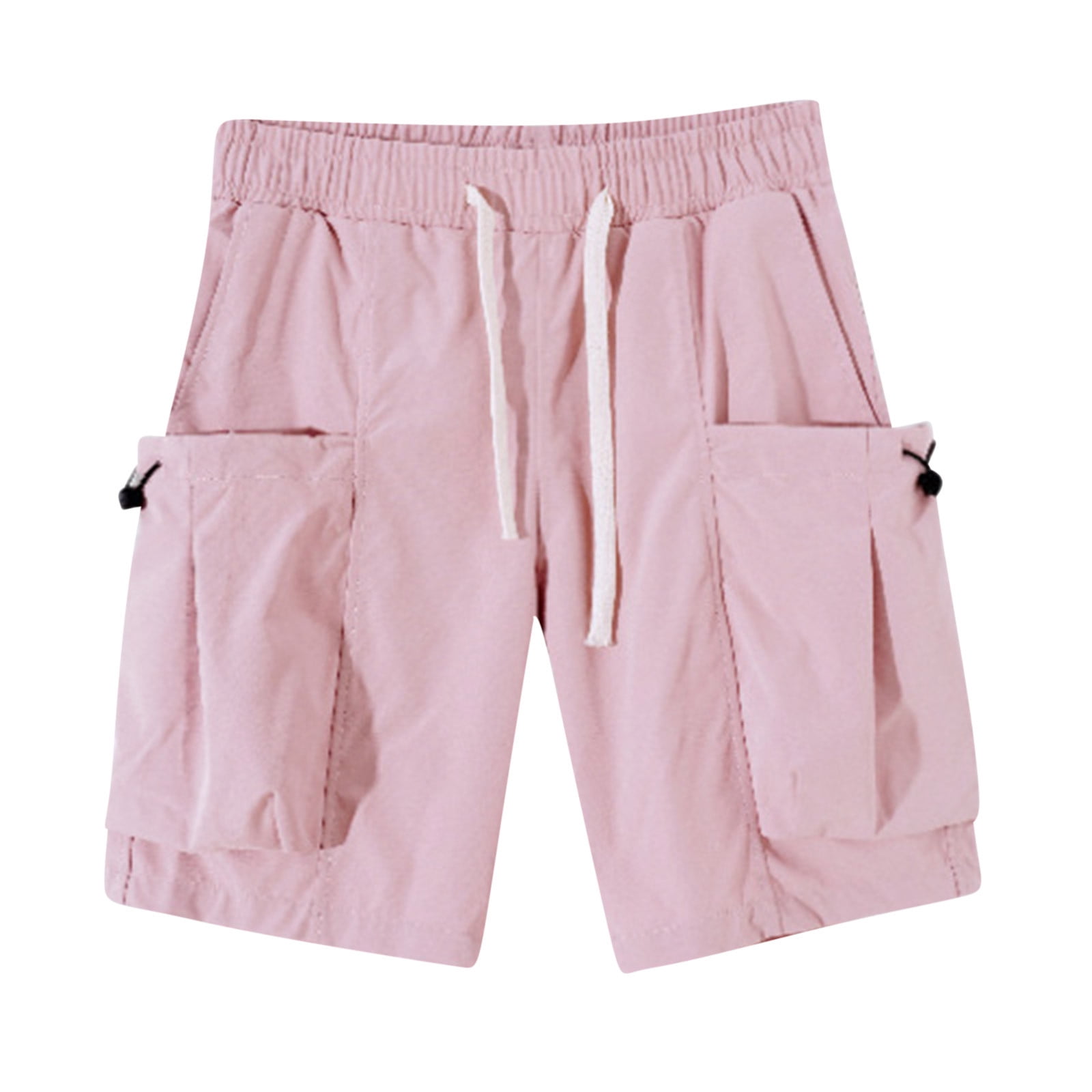 Aueoeo Men's Cargo Shorts Elastic Waist Relaxed Fitted Casual Shorts ...