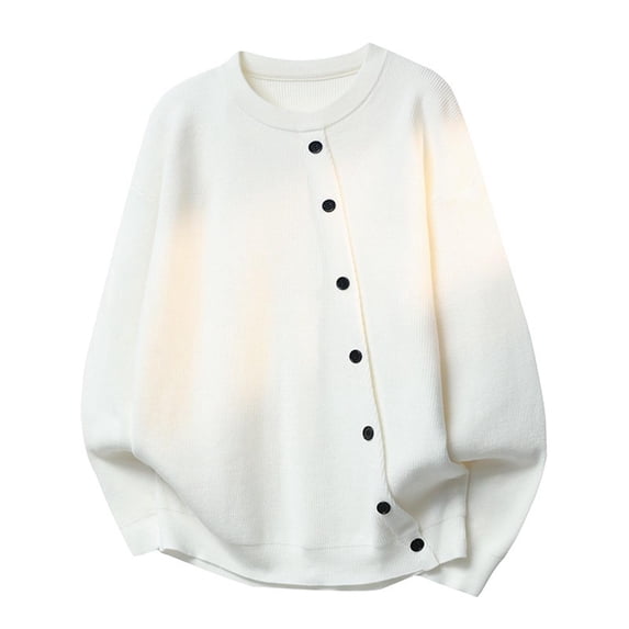 Aueoeo Men's Fall Winter Sweater Round Neck Casual Pullover Sweater ...