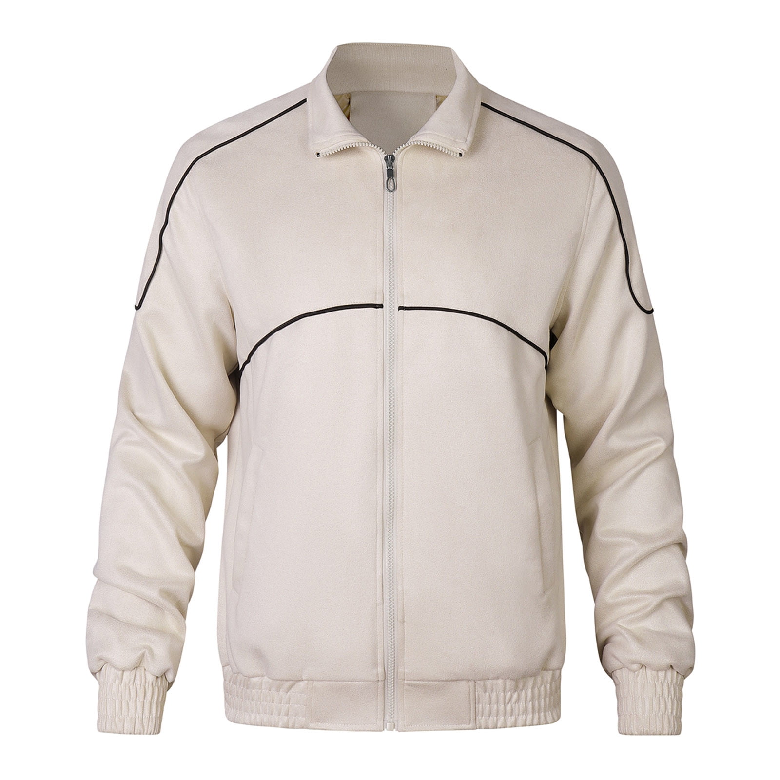 Aueoeo Men's Fashion Jacket Men's Clothing With Tight Cuffs Long Sleeve ...