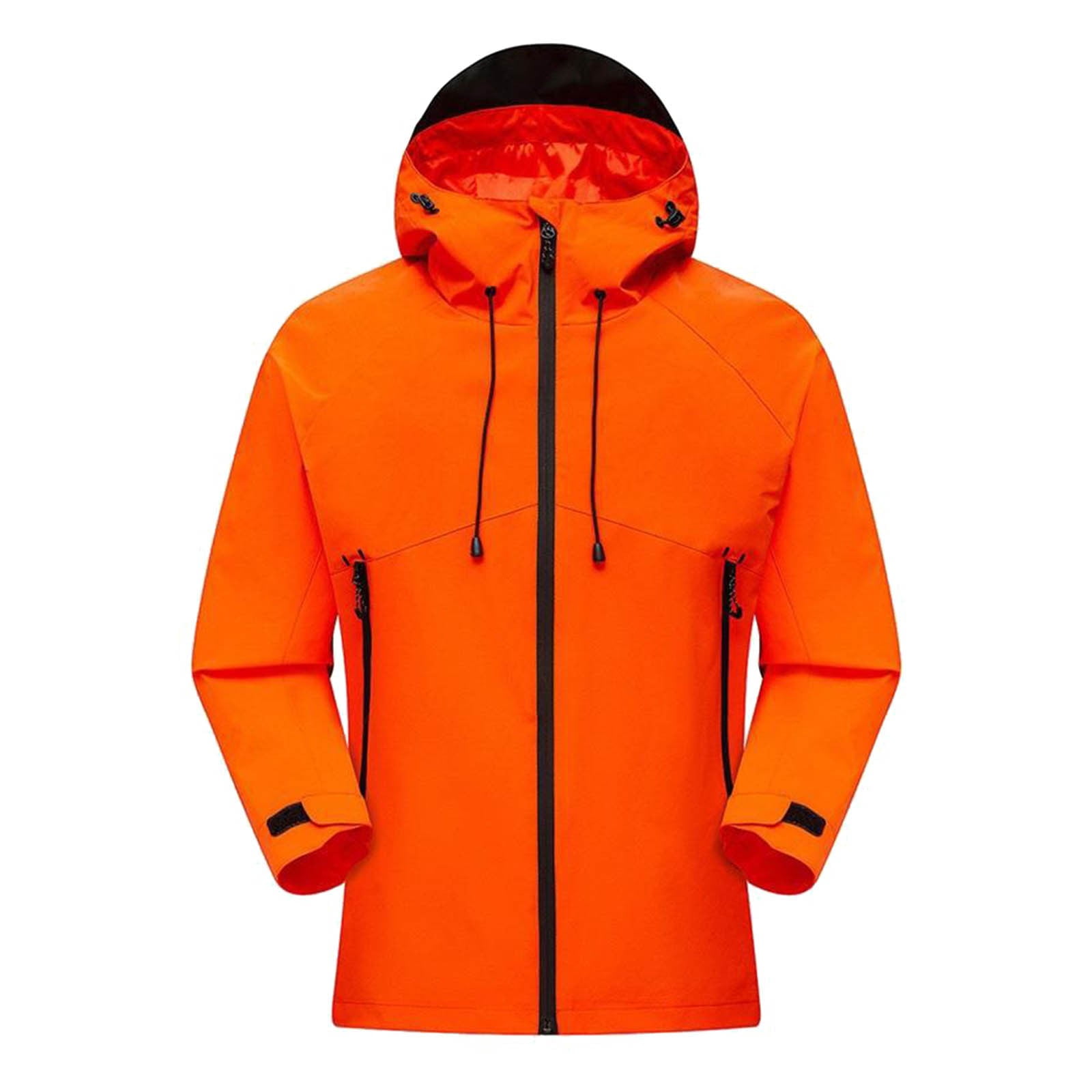 Aueoeo Men's Hooded Softshell Jacket Waterproof Lightweight Windbreaker ...