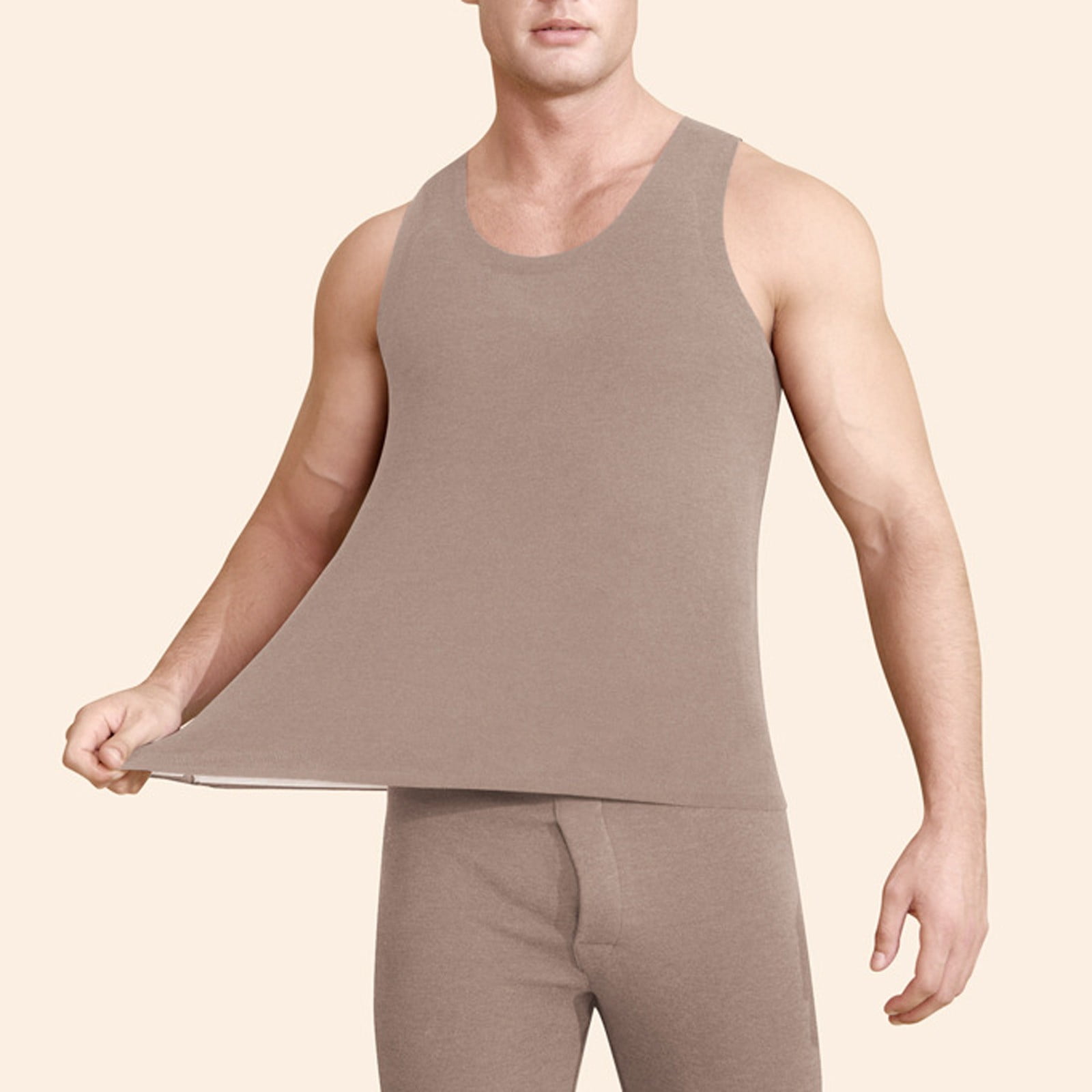 Aueoeo Men's Tank Tops Sleeveless Workout Muscle Shirt Slim Fitted ...