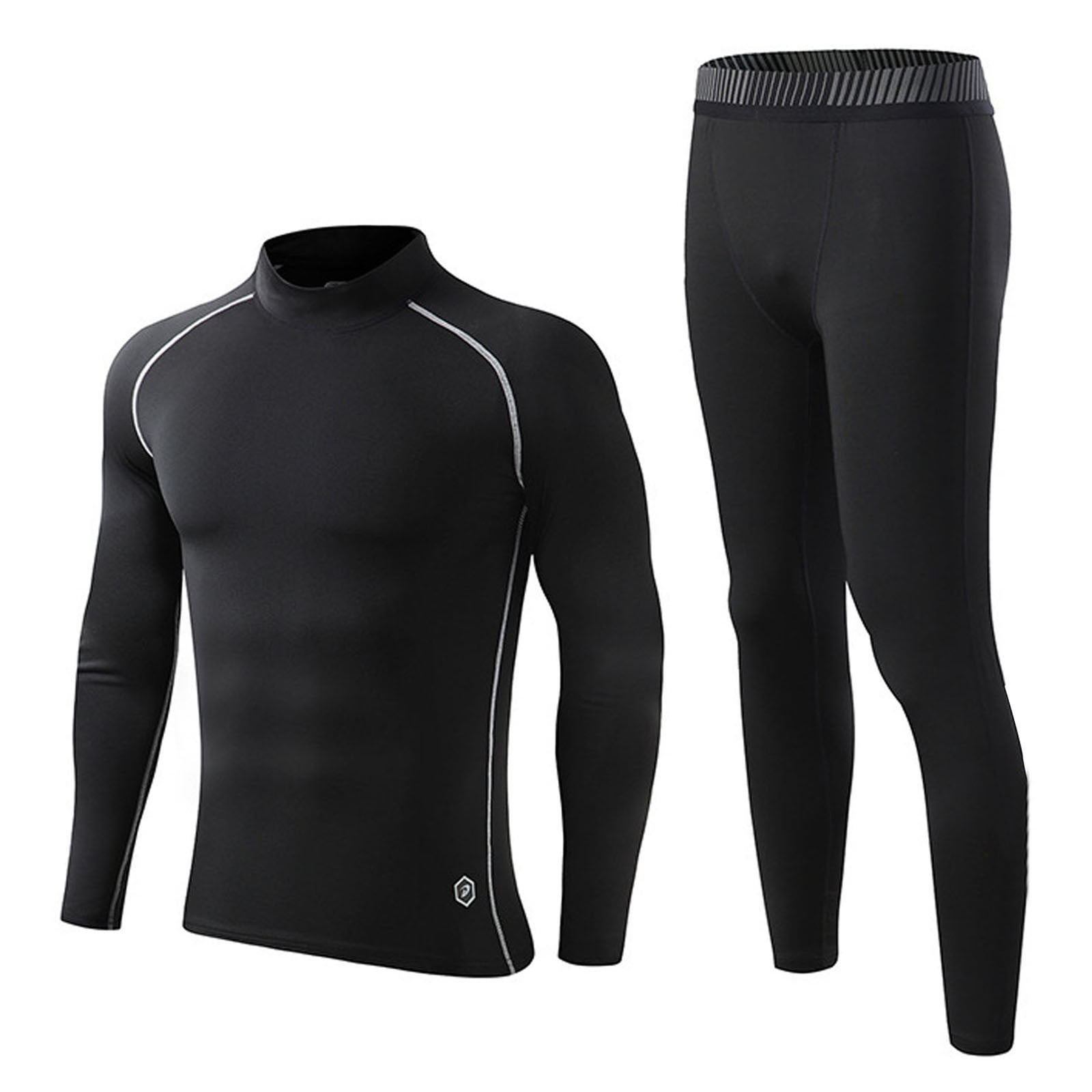 Aueoeo Men's Two Pieces Set Pants Shirt Long Sleeve Crew Neck Athletic Sets Gym Clothing Mens ...