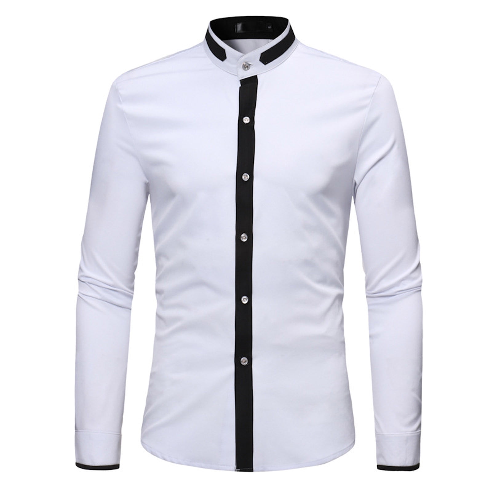 Aueoeo Mens Long Sleeve Shirt, Mens Reguler Fit Dress Shirt Lapel Long ... Aueoeo Mens Long Sleeve Shirt, Mens Reguler Fit Dress Shirt Lapel Long ...