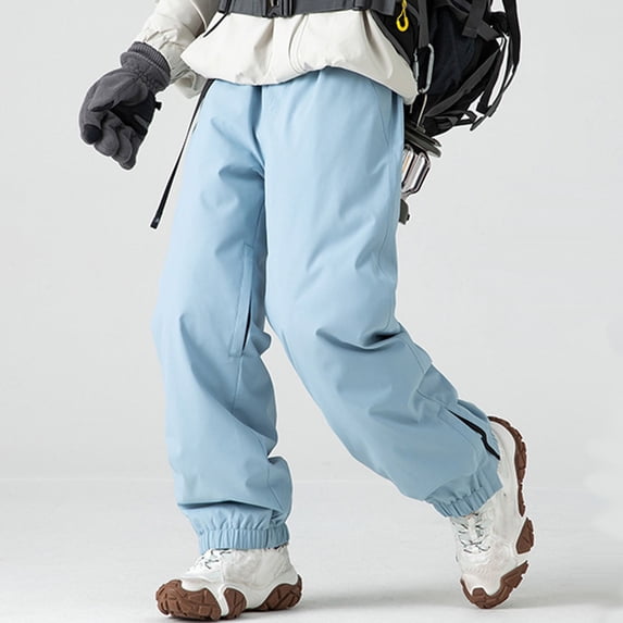 Aueoeo Mens Softshell Winter Hiking Pants Fall Winter Thermal Outdoor ...