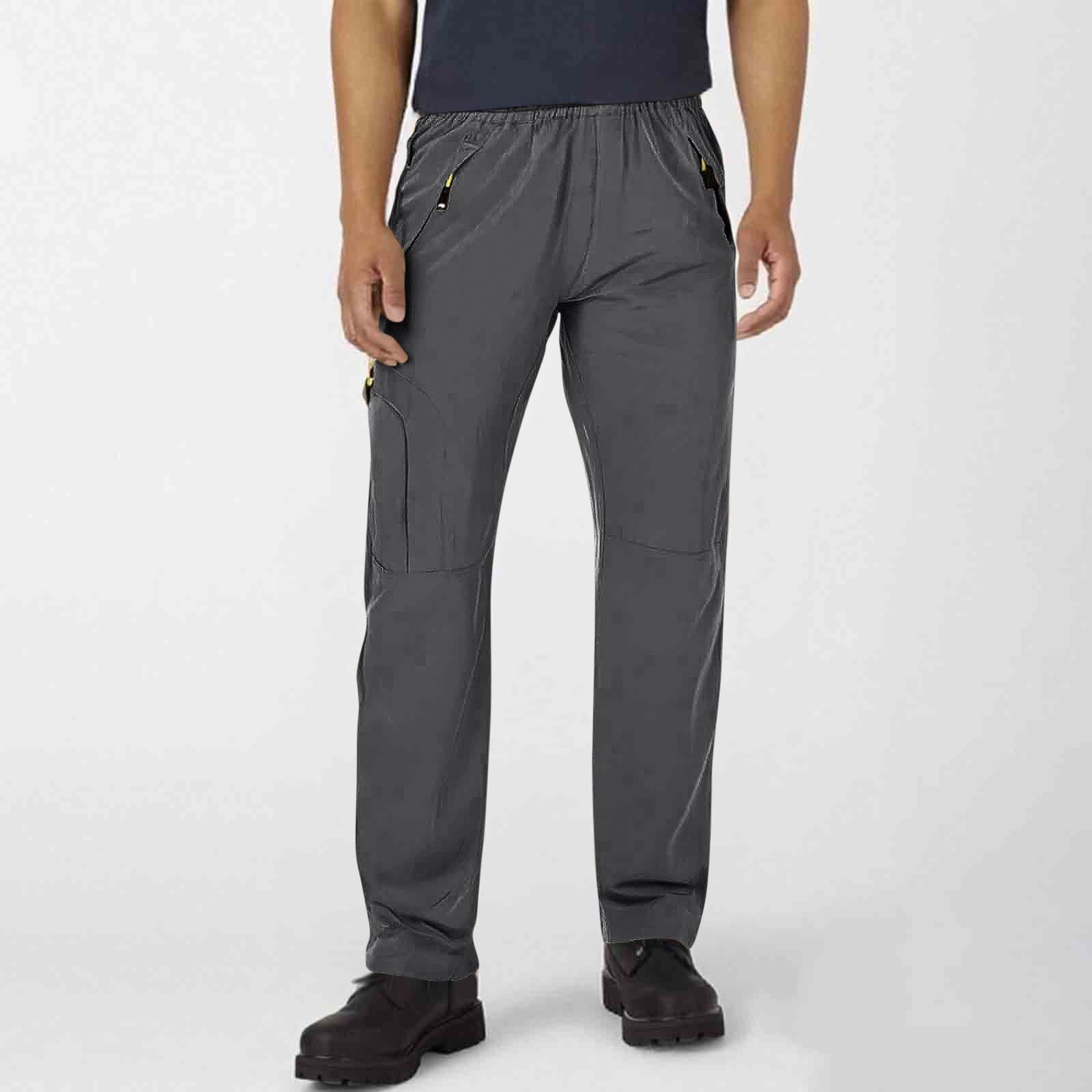 Aueoeo Pants For Men Work Pants Unisex Man Women Solid-Color Casual ...