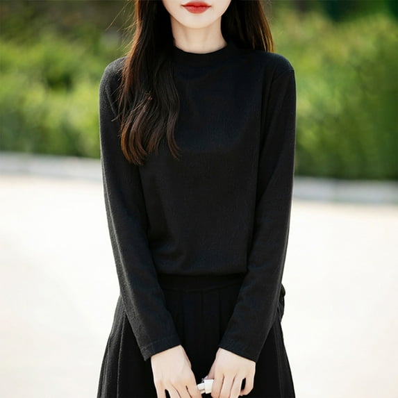 Aueoeo Pullover T Shirts For Women Loose Fits Fashion Women's Casual ...