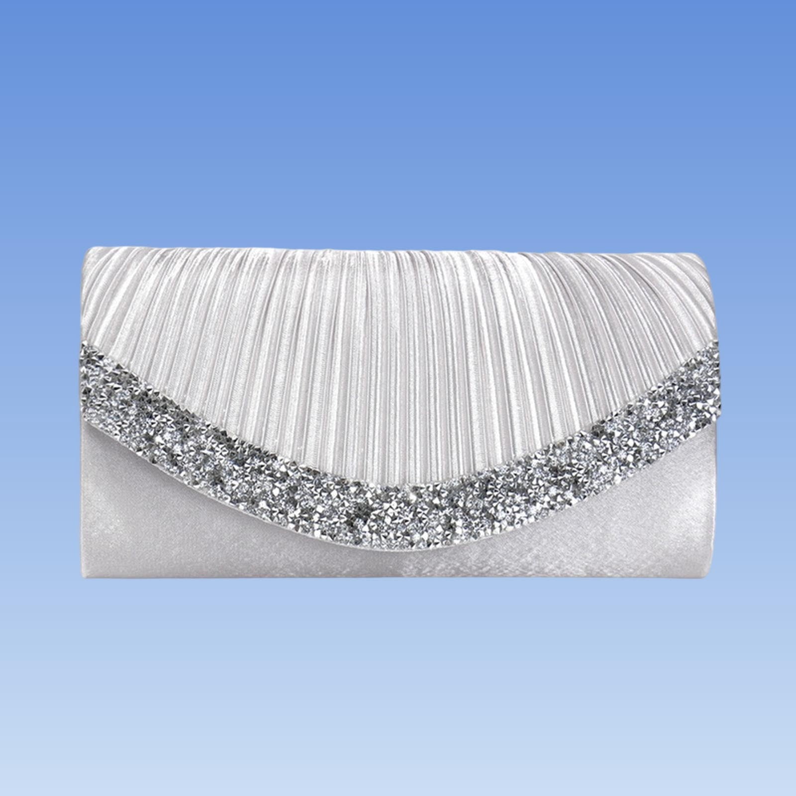 Aueoeo Purses for Women Formal Dressy Evening Handbag Rhinestone Tote ...