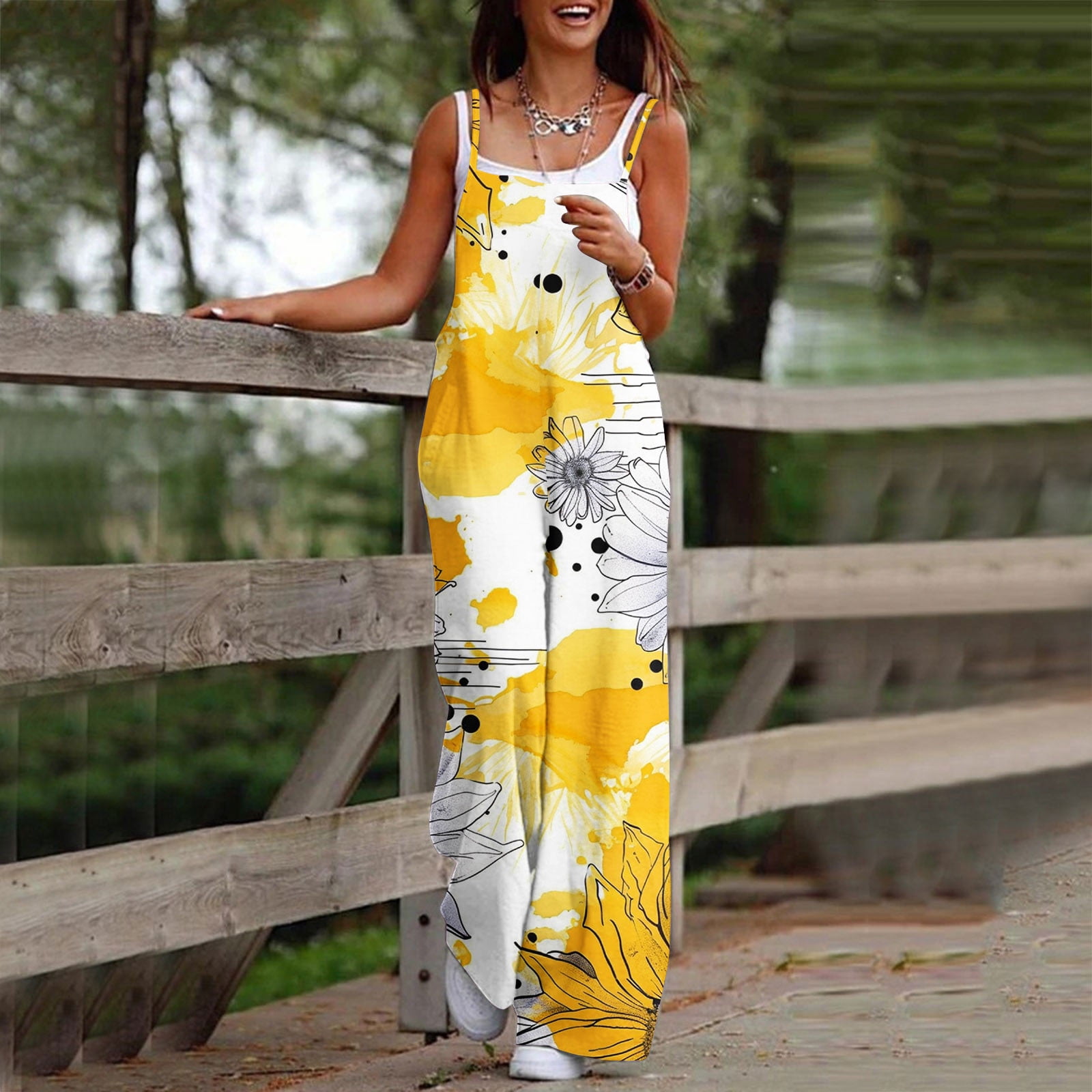 Aueoeo Rompers For Women Dressy Casual Tube Top Jumpsuit Sleeveless ...