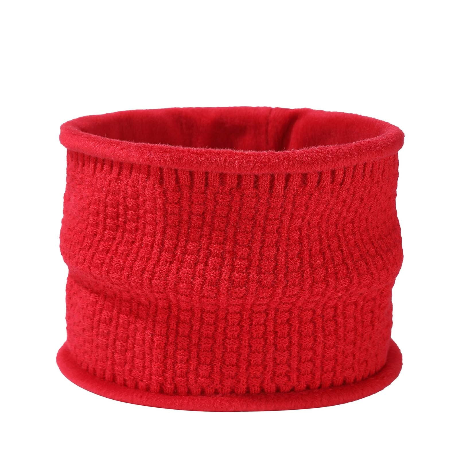 Aueoeo Scarf For Fall Winter Scarves Unisex Double-Layer Warm Neck ...