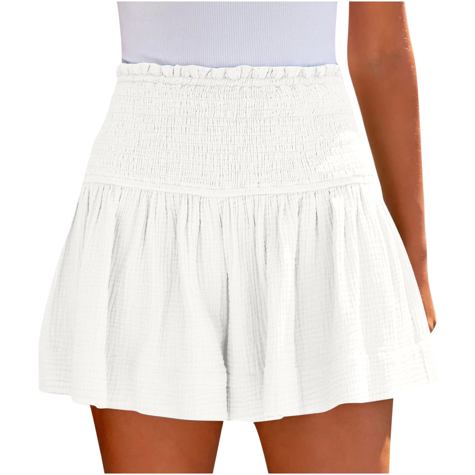 Aueoeo Shorts for Women High Waisted, High Waisted Shorts for Women ...