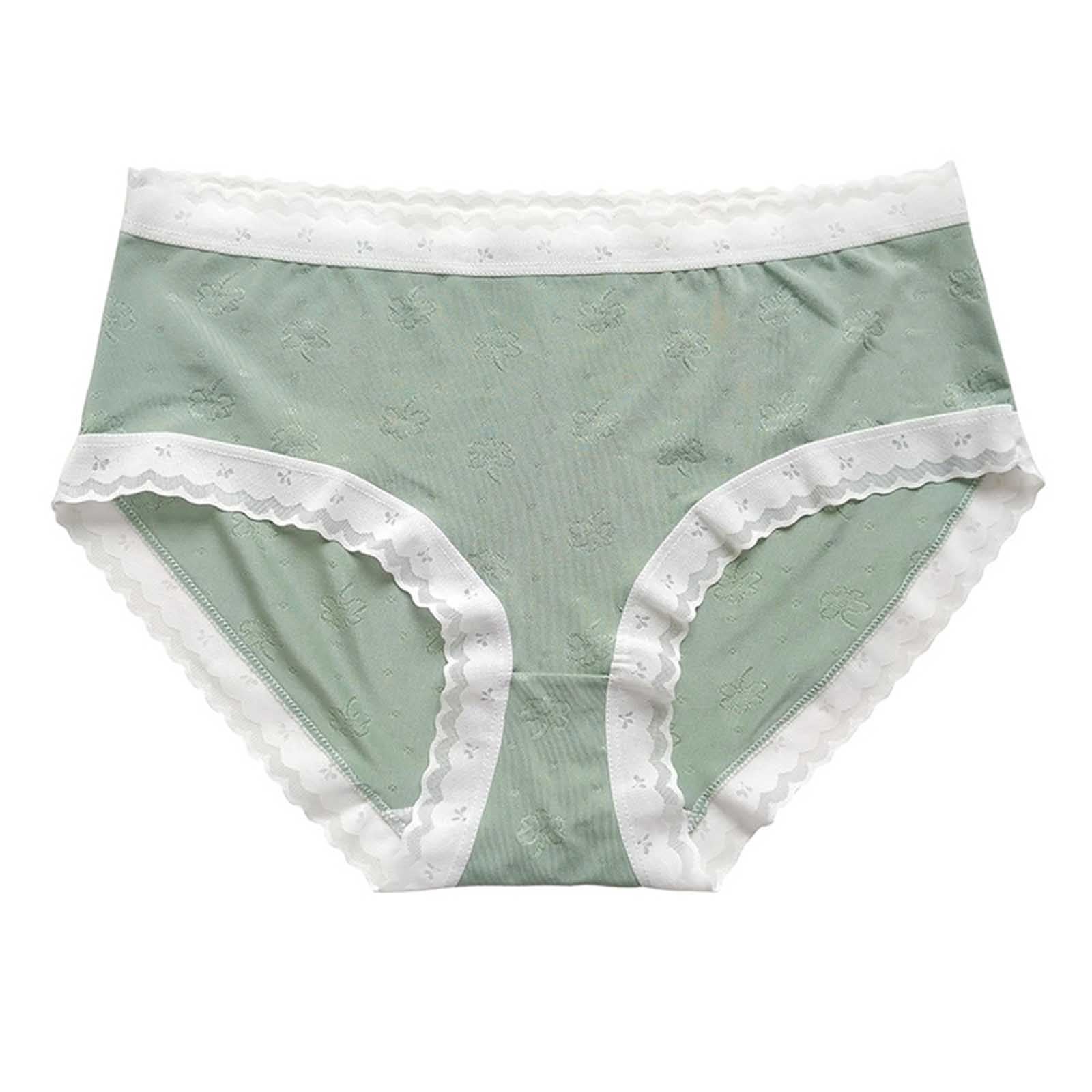 Aueoeo No Show Underwear Shapewear Underwear Women's Lace Abdomen Mid ...