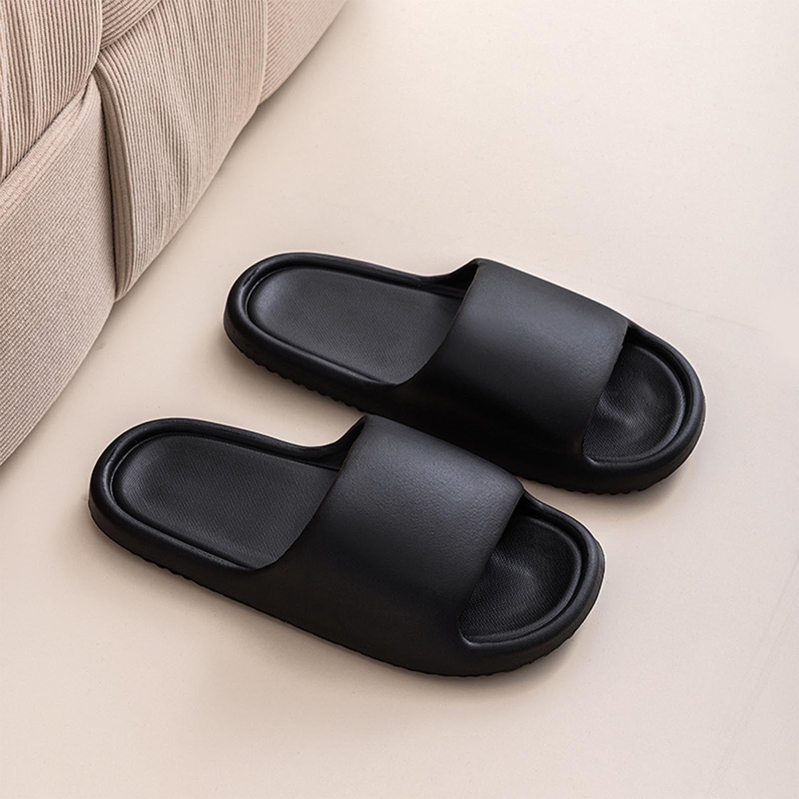 Aueoeo Shower Slippers, Women & Men’s Slides Sandals Pool Slides House ...