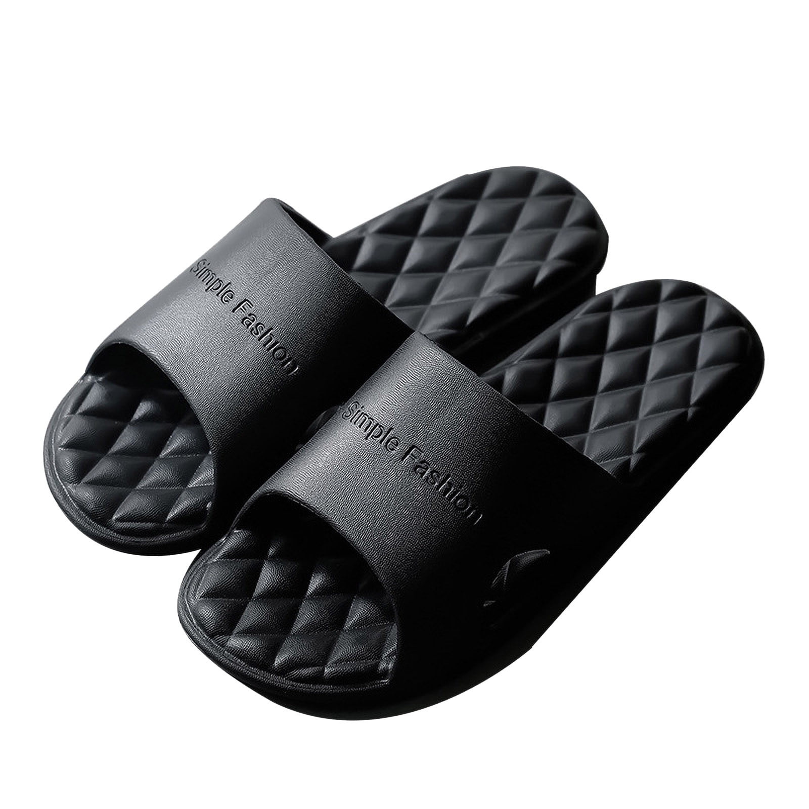 Aueoeo Slides Slippers for Women and Men, Pillow House Slippers Shower ...