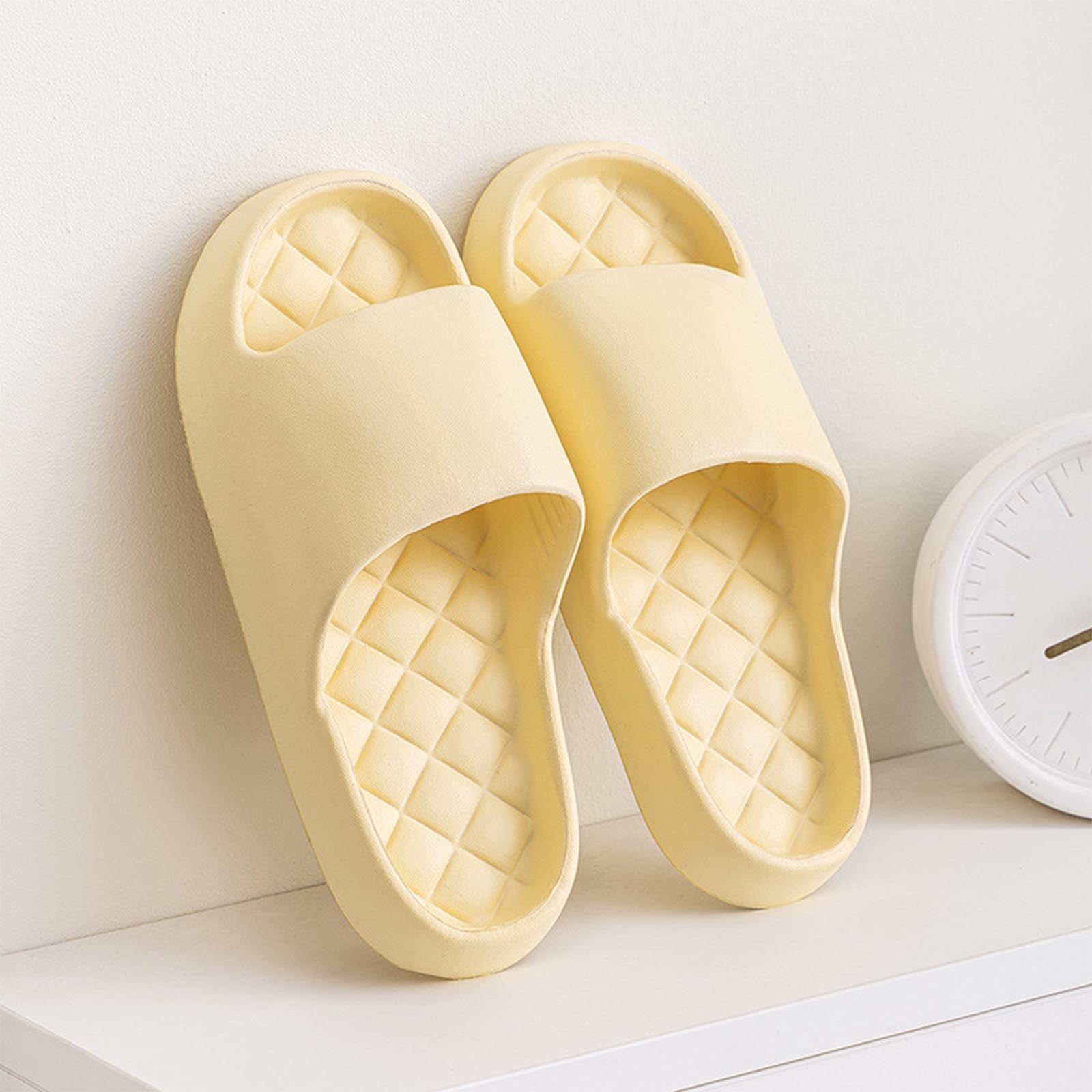 Aueoeo Soft Shower Shoes Slides For Women Men Lightweight Pillow ...