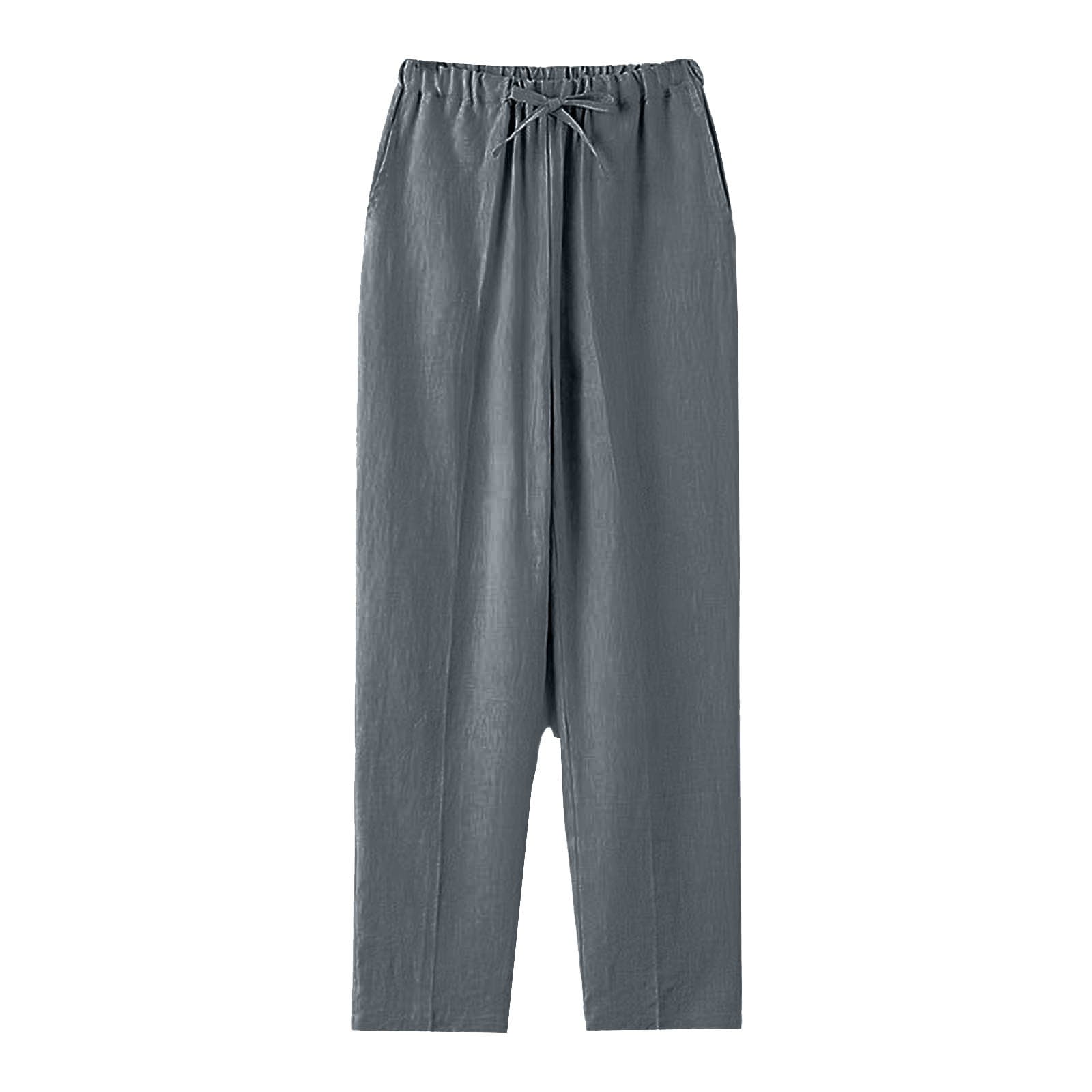 Aueoeo Sweatpants For Men, Dress Pants For Men's Casual Straight Leg ...