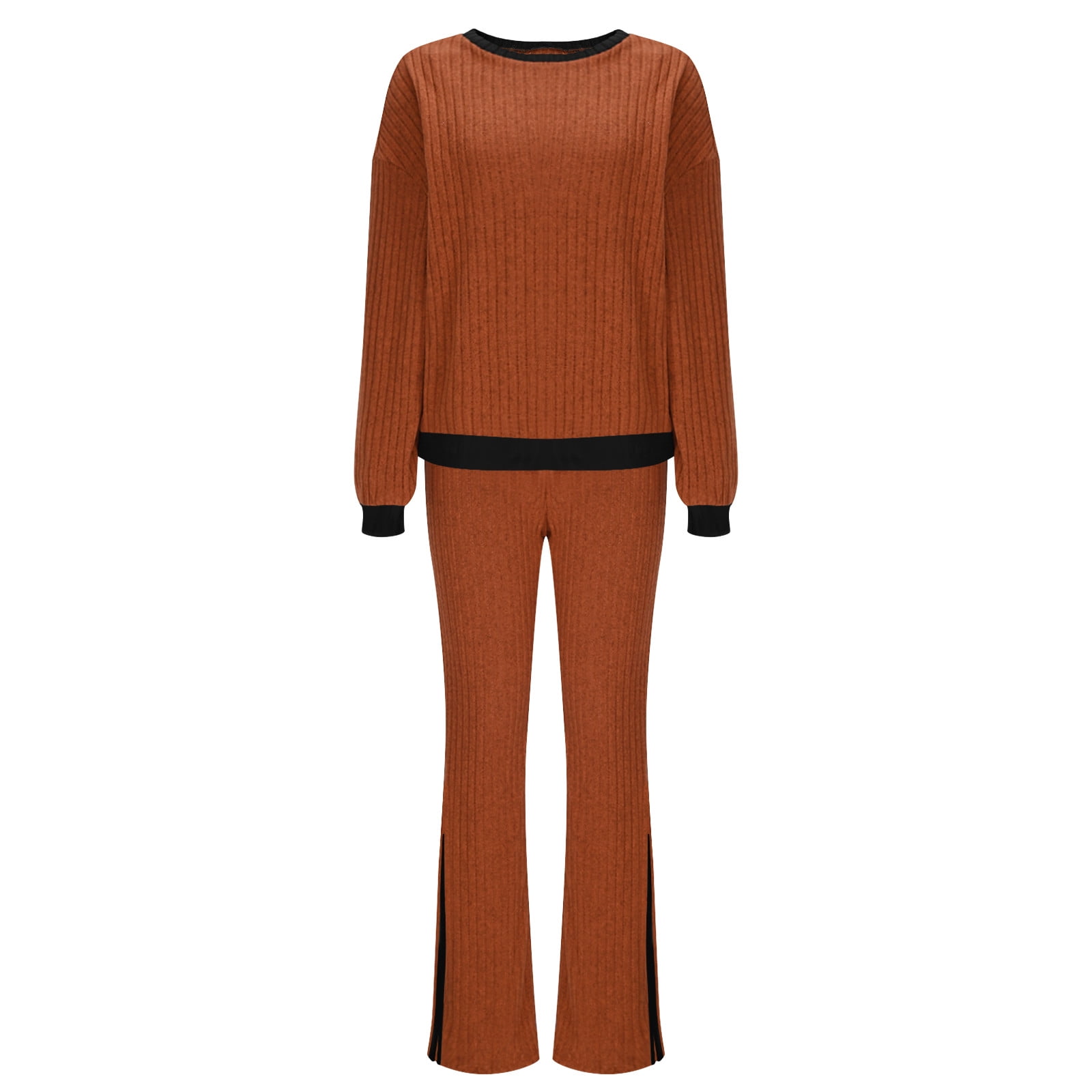 Aueoeo Track Suits for Women Tracksuit 2 Piece Outfits Set Jogging ...