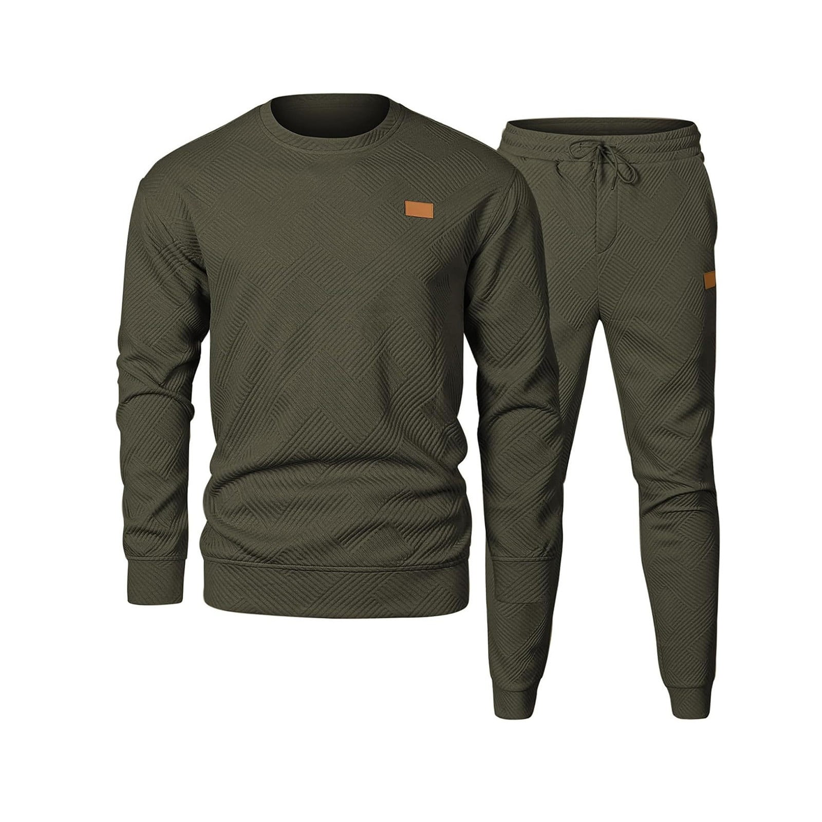 Aueoeo Tracksuits Sweatsuits for Men Sweat Pullover& Jogging Pants 2 ...
