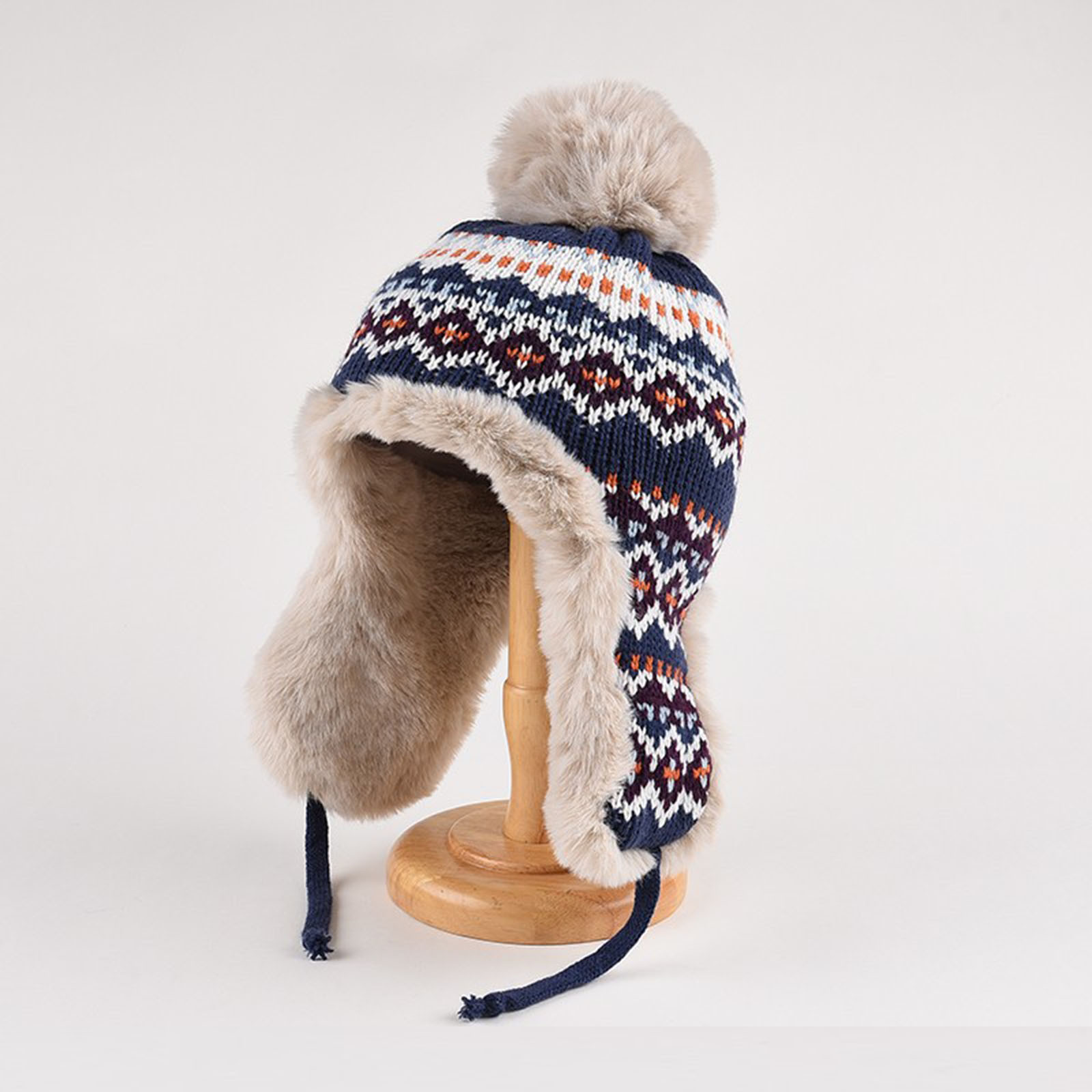 Aueoeo Winter Hat Mens Fitted Hat Women/Men Fall/Winter Thicken Hat ...