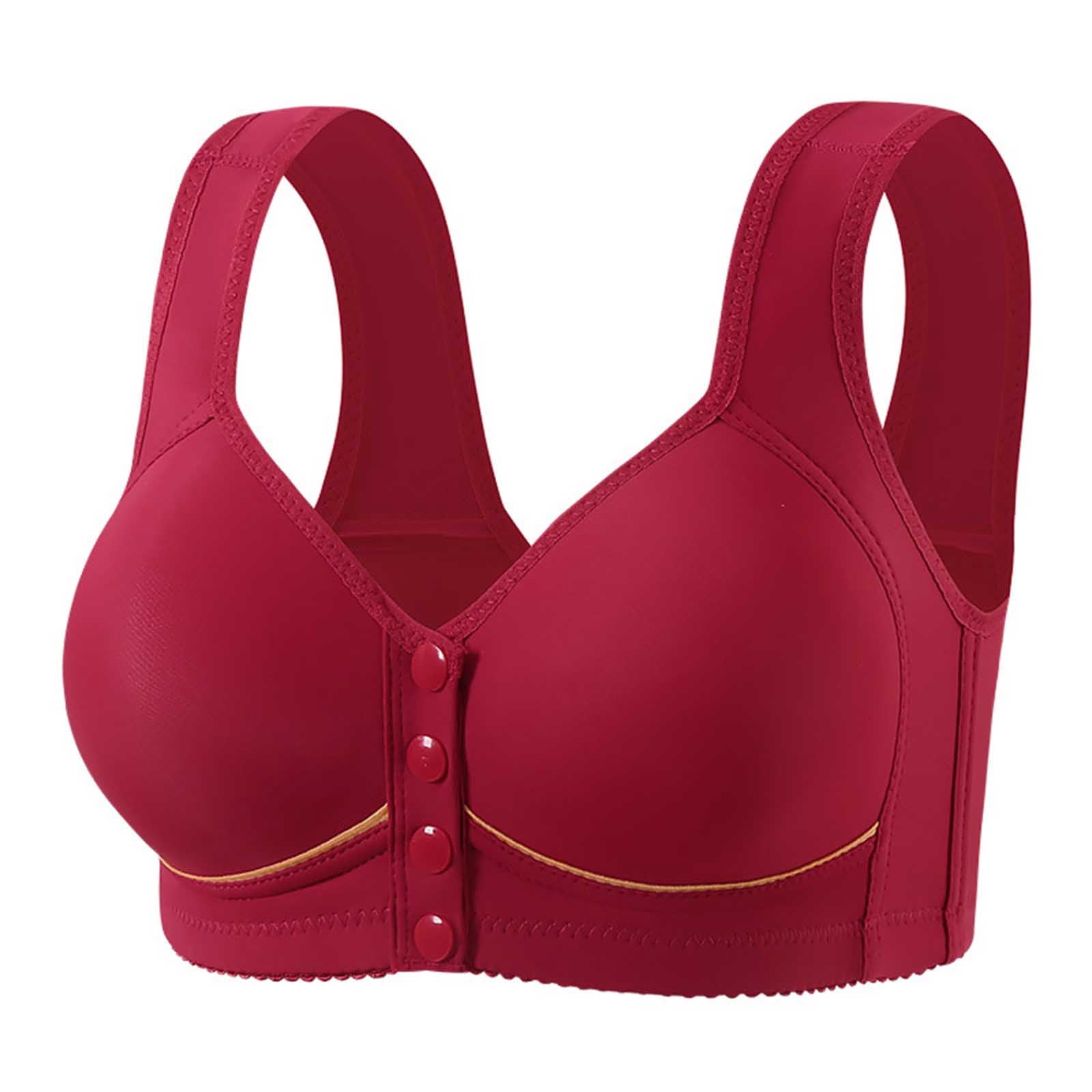 Aueoeo Women Wireless Lightly Padded Bralett Seamless Low Cut V-Neck ...