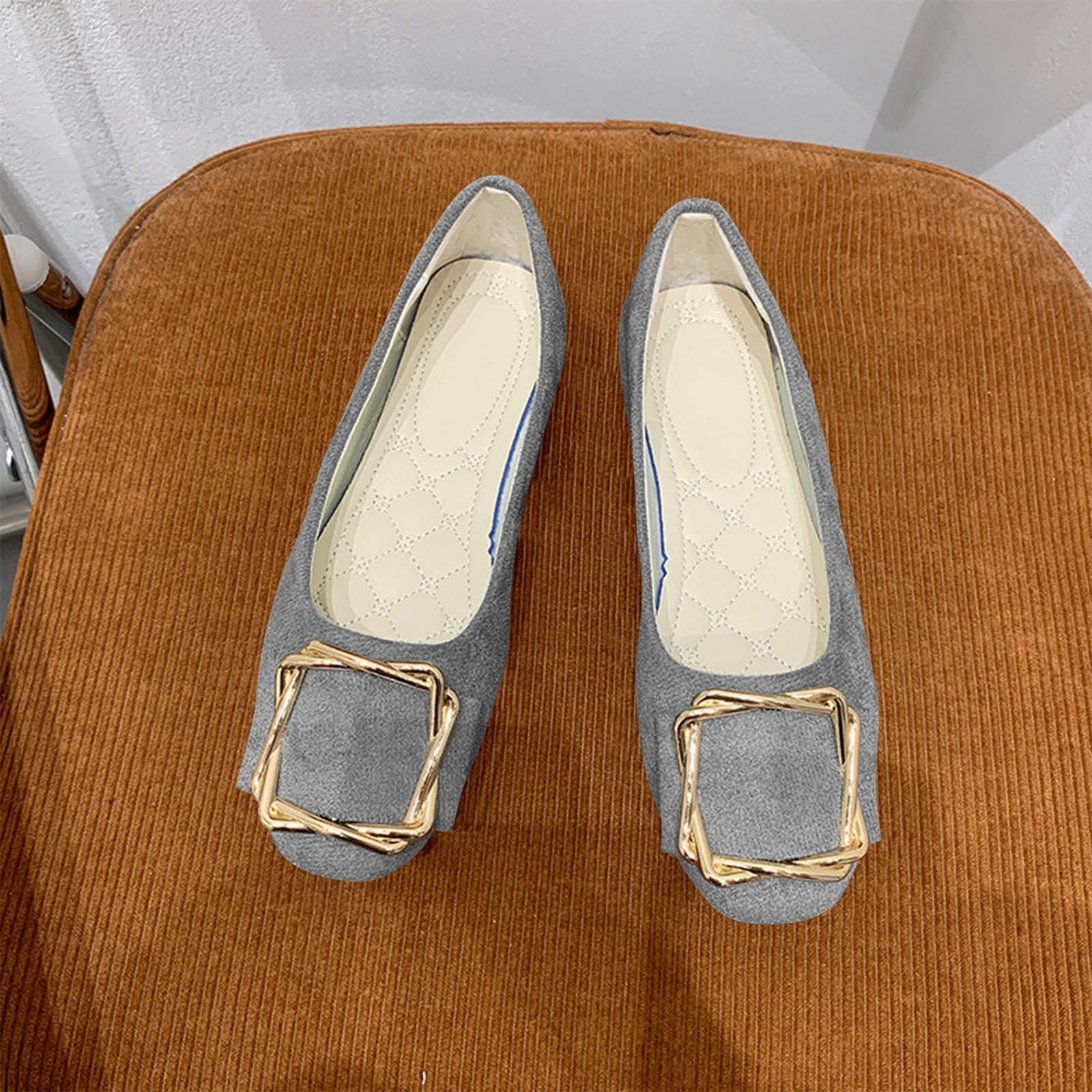 Aueoeo Women's Business Shoes Comfortable Lightweight Faux Leather ...