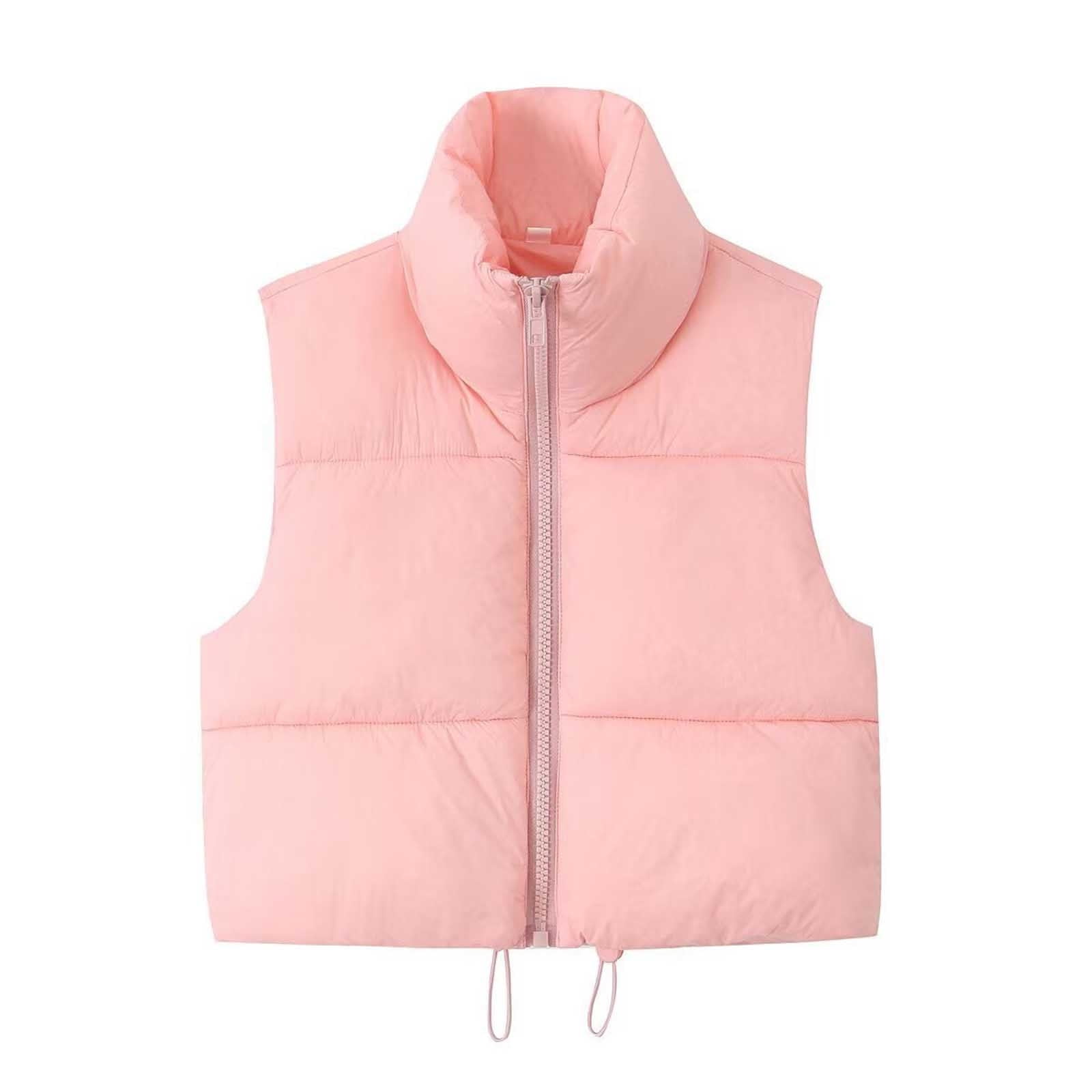 Aueoeo Women's Quilting Jackets Fleece Lined Coats Full Zipper Warm ...