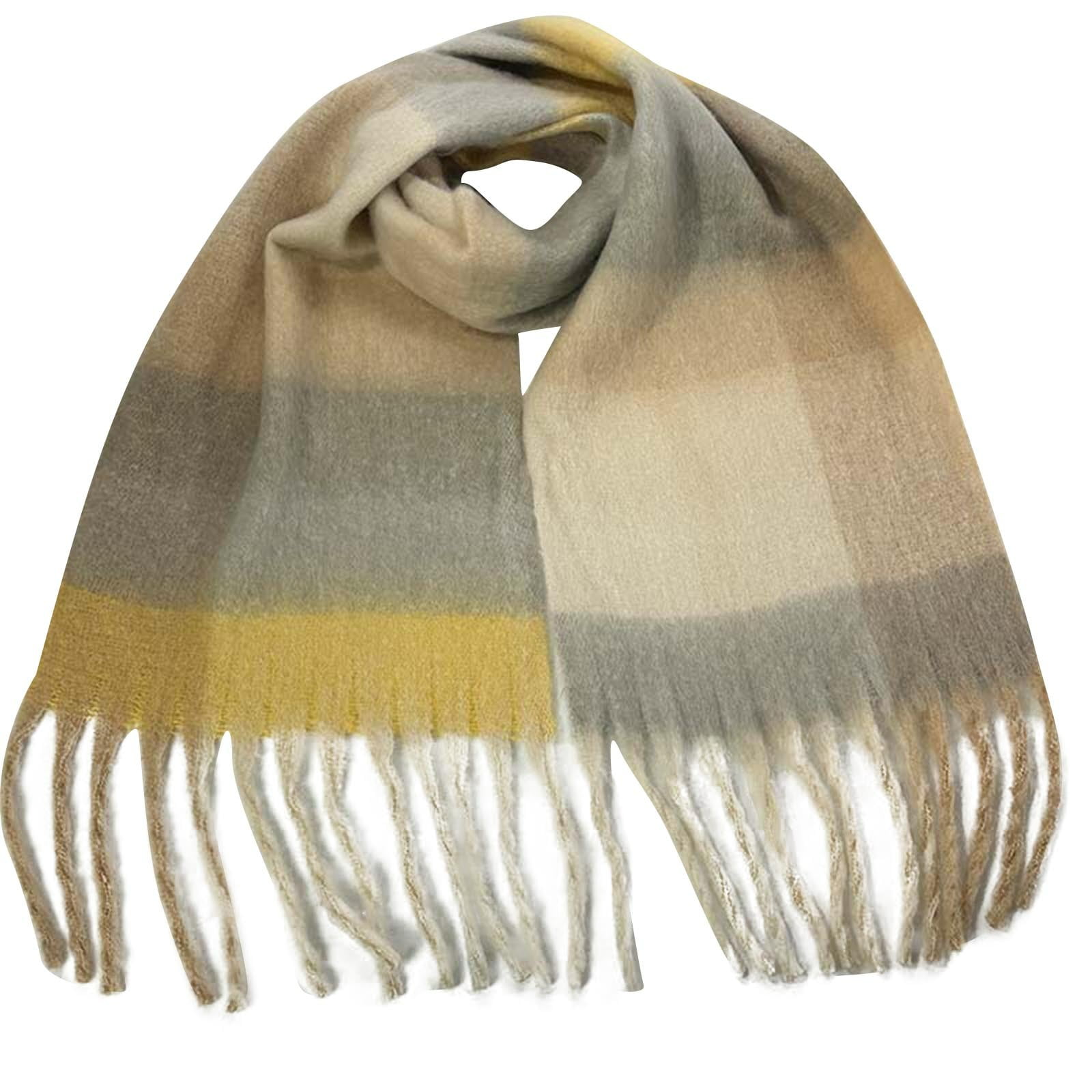Aueoeo Women's Scarves & Wraps Fashion Comfy Soft Friendly Scarf Warm ...