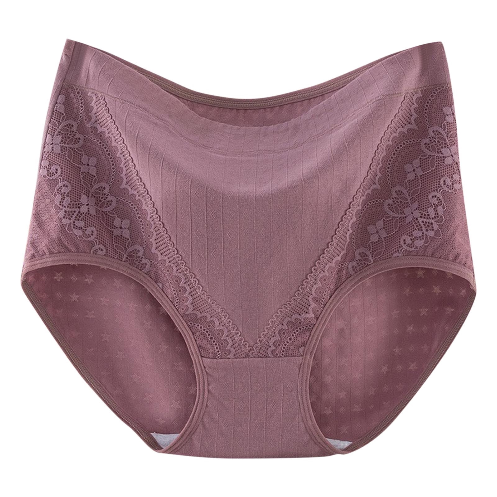 Aueoeo Women's Seamless Underwear High Waisted No Show Panties Fashion ...