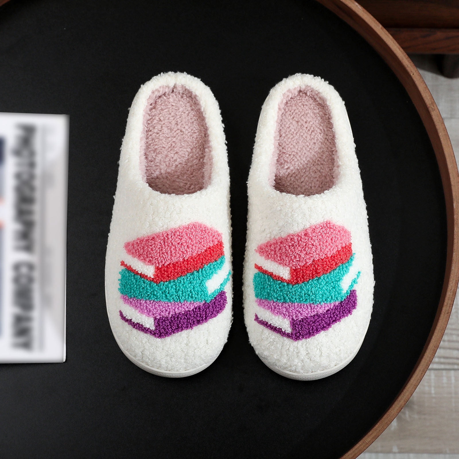Aueoeo Women's Versatile Slipper Indoor Home Fashion Fall Winter Trendy ...
