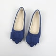 Aueoeo Womens Pointed Toe Flats Cute Bow-Knot Comfortable Loafers ...