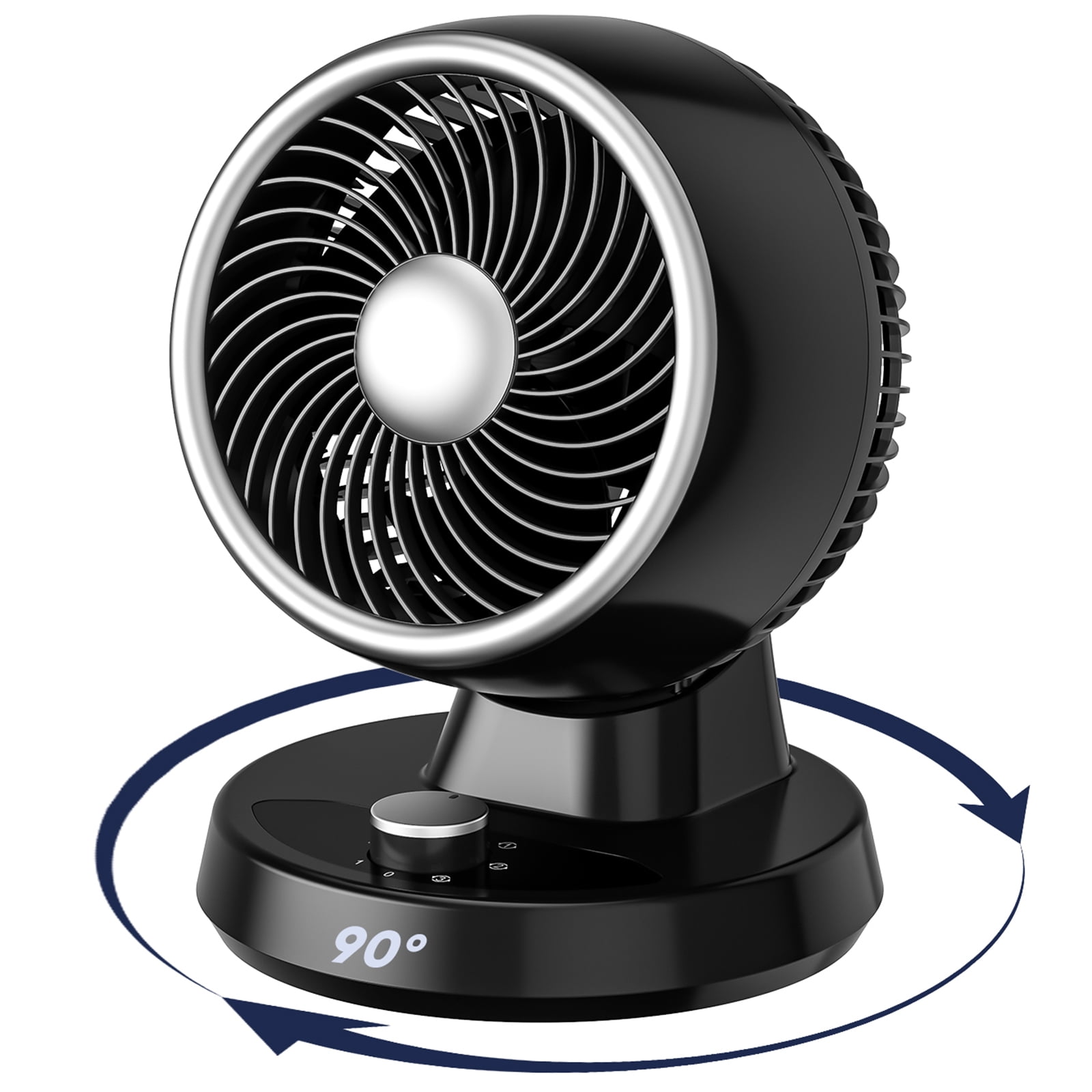"Auertech Portable Oscillating Table Fan, 3-Speed, 90Â° Rotation ...