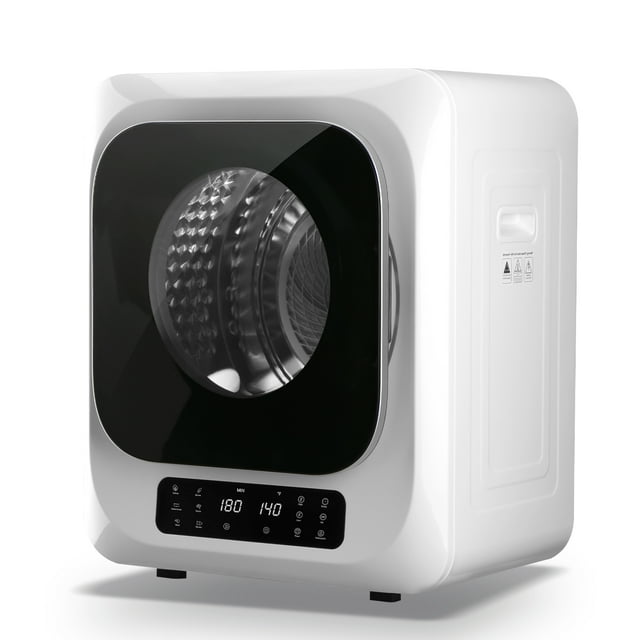 Auertech 850W Compact Dryer, 1.6 Cu.Ft. Stainless Steel Tub LCD Panel ...