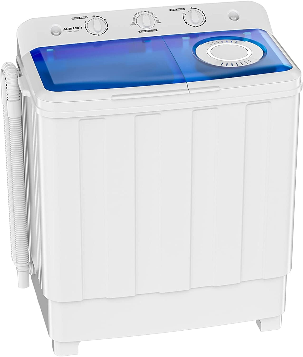 Auertech Portable Washing Machine, 28lbs Twin Tub Washer Mini Compact ...