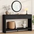 Aufeile Farmhouse Entryway Table, 55" Console Tables for Entryway with ...