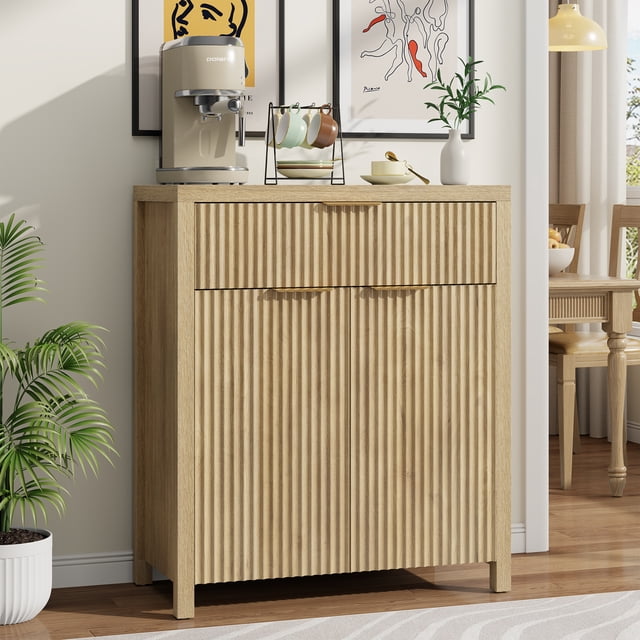 Aufeile Sideboard Buffet Cabinet with Drawer, Small Buffet Table with ...
