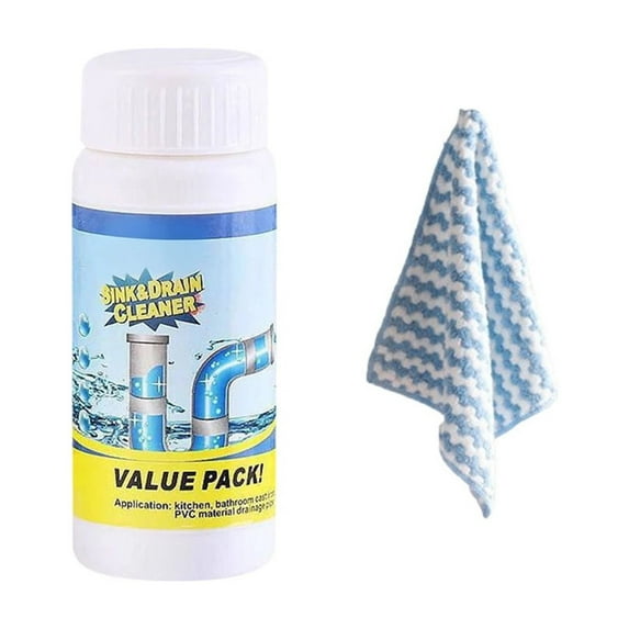 Aufmer 1 Pcs Powerful Enzyme Drain Cleaner, Fast Acting Foam Pipe ...