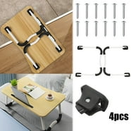 Adjustable Folding Table Legs with Self-Locking Hinge - Sturdy Metal ...