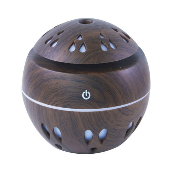 Aufmer 130Ml Led Night Light Humidifier Wood Grain Spray Usb Vehicle ...