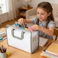 Aufmer 13Grid PVC Accordion Document Bag Large Capacity Student Paper ...