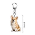 Aufmer 2 Pcs Custom Photo Dog Keychain, Personalized Acrylic Pet ...
