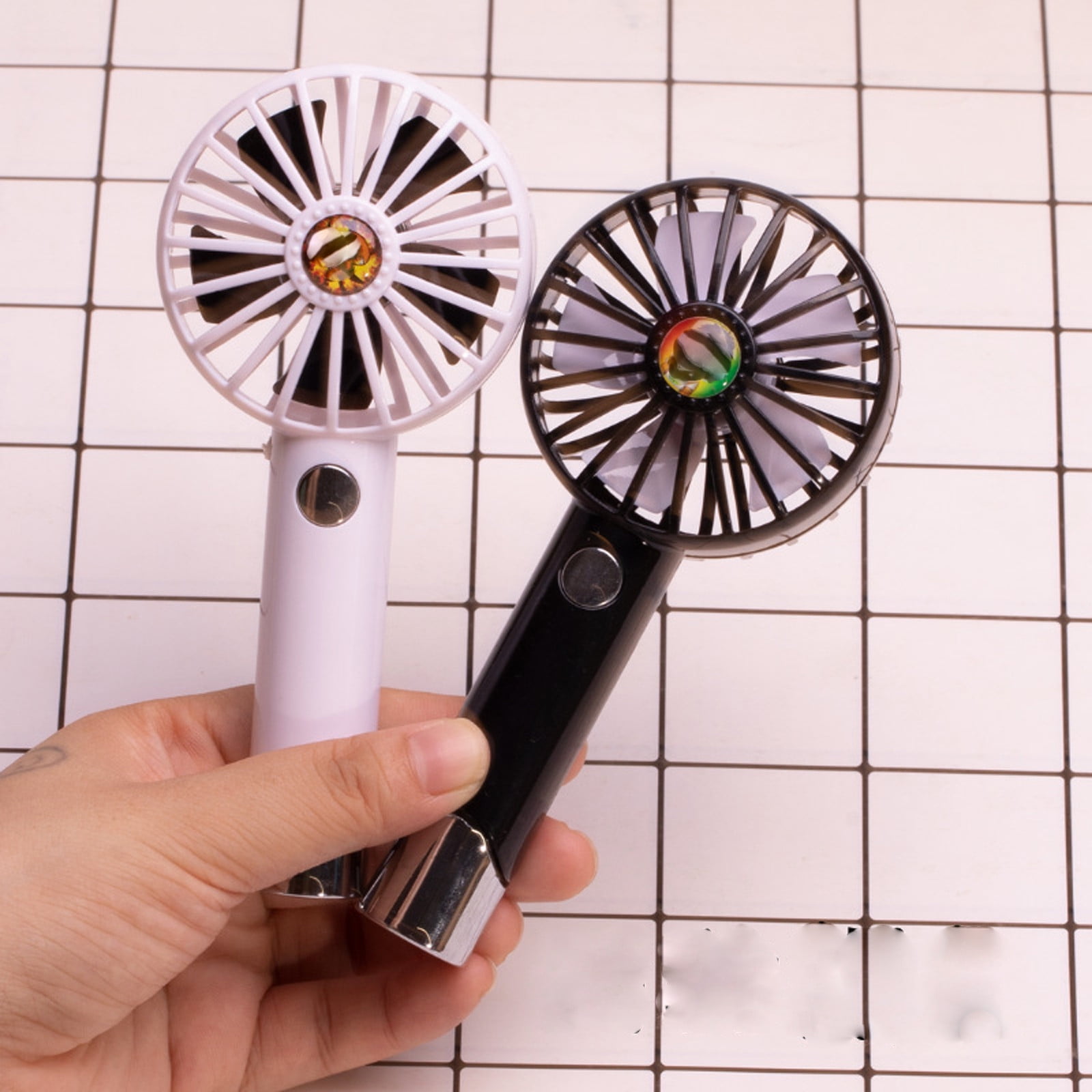 Aufmer 3 Pcs Prank Electric Shock Fan, Summer Joke Toy with Surprise ...