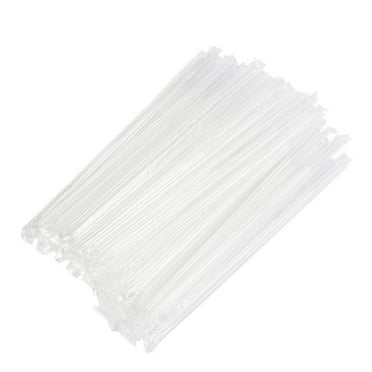 Extra Bendable Long Straws, 200 Pack, 10-13 inches, Disposable, BPA ...