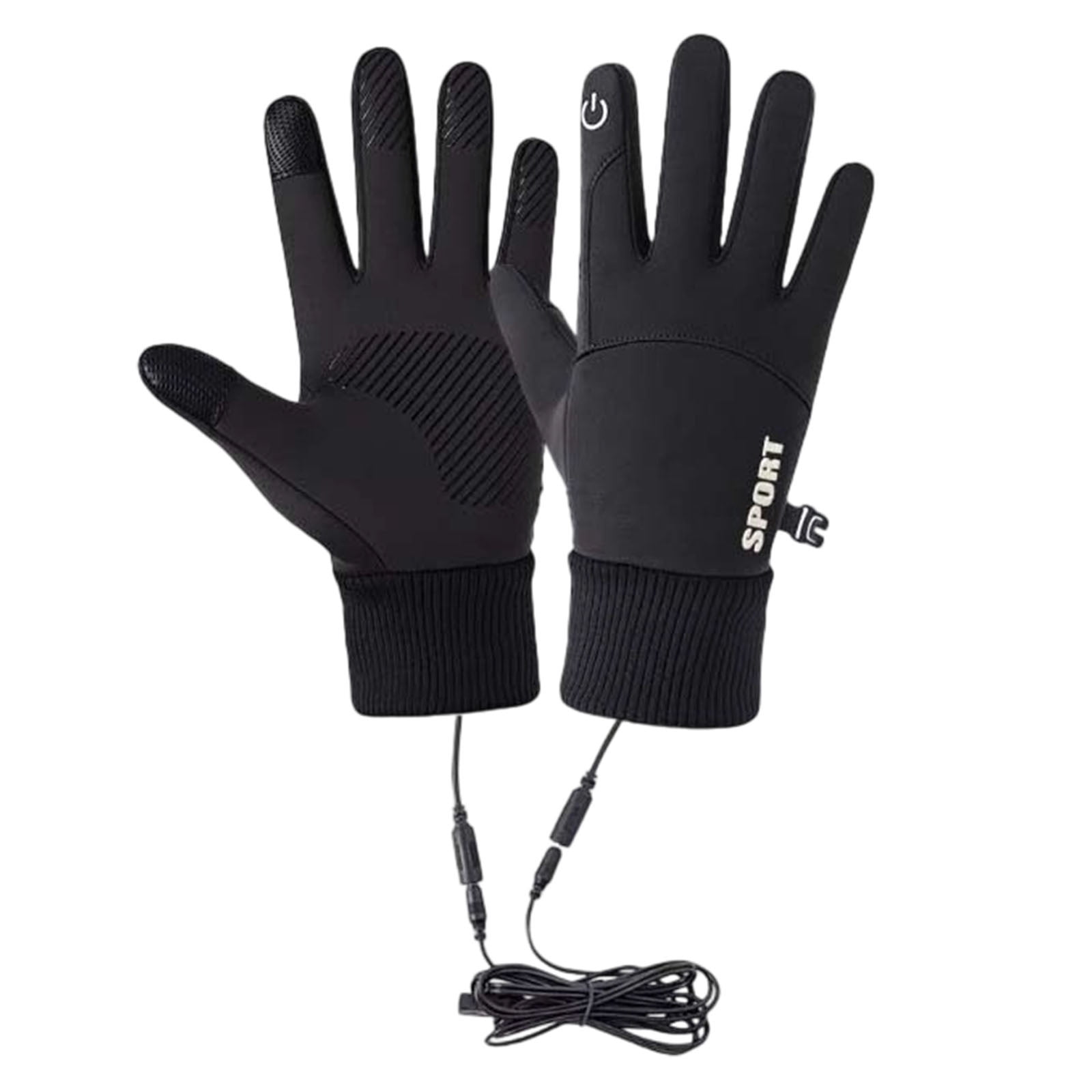 Aufmer 8 Pcs USB Heated Winter Gloves, Waterproof Touchscreen Thermal ...