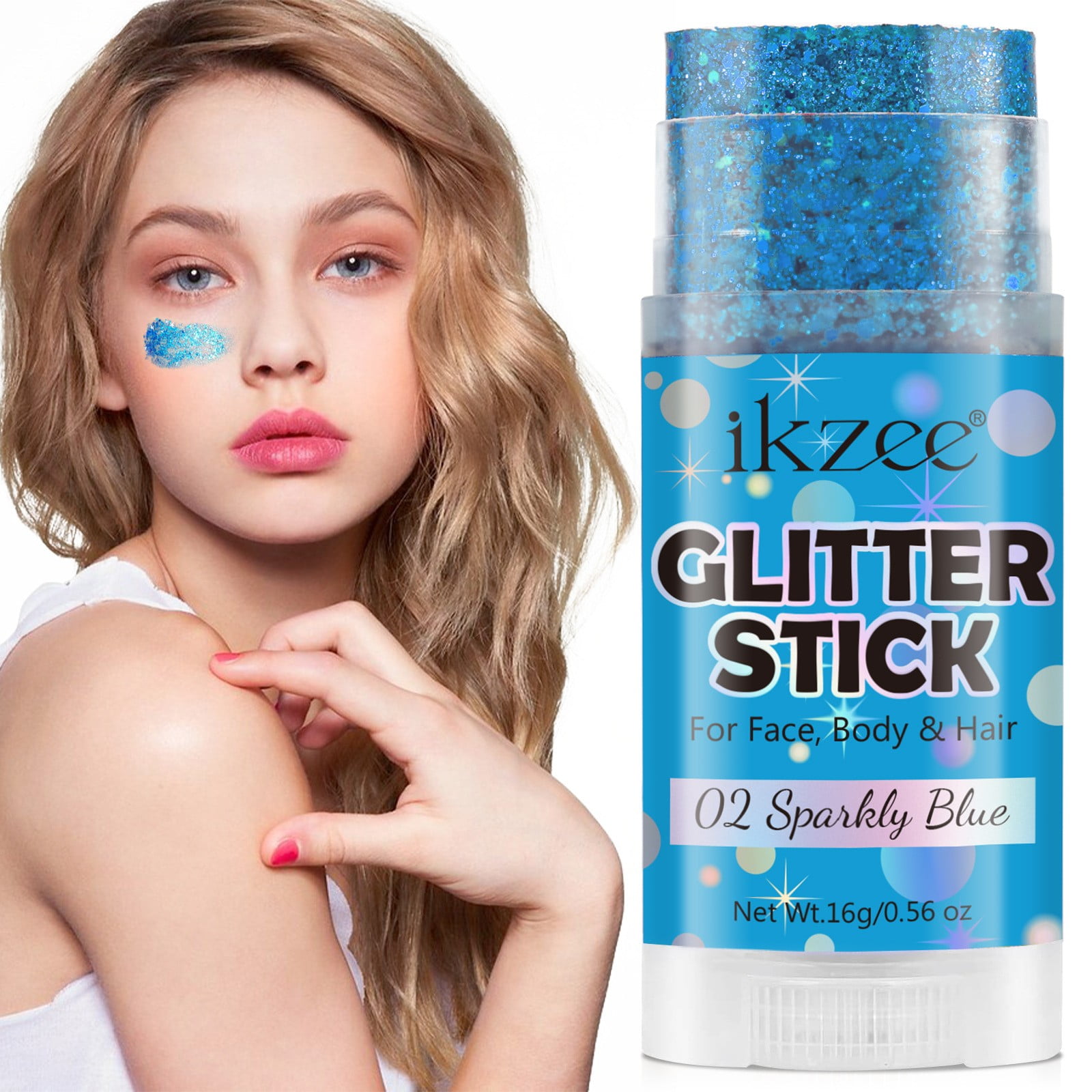 Aufmer Body Glitter Sequin Makeup Nightclub Party High-gloss Long ...