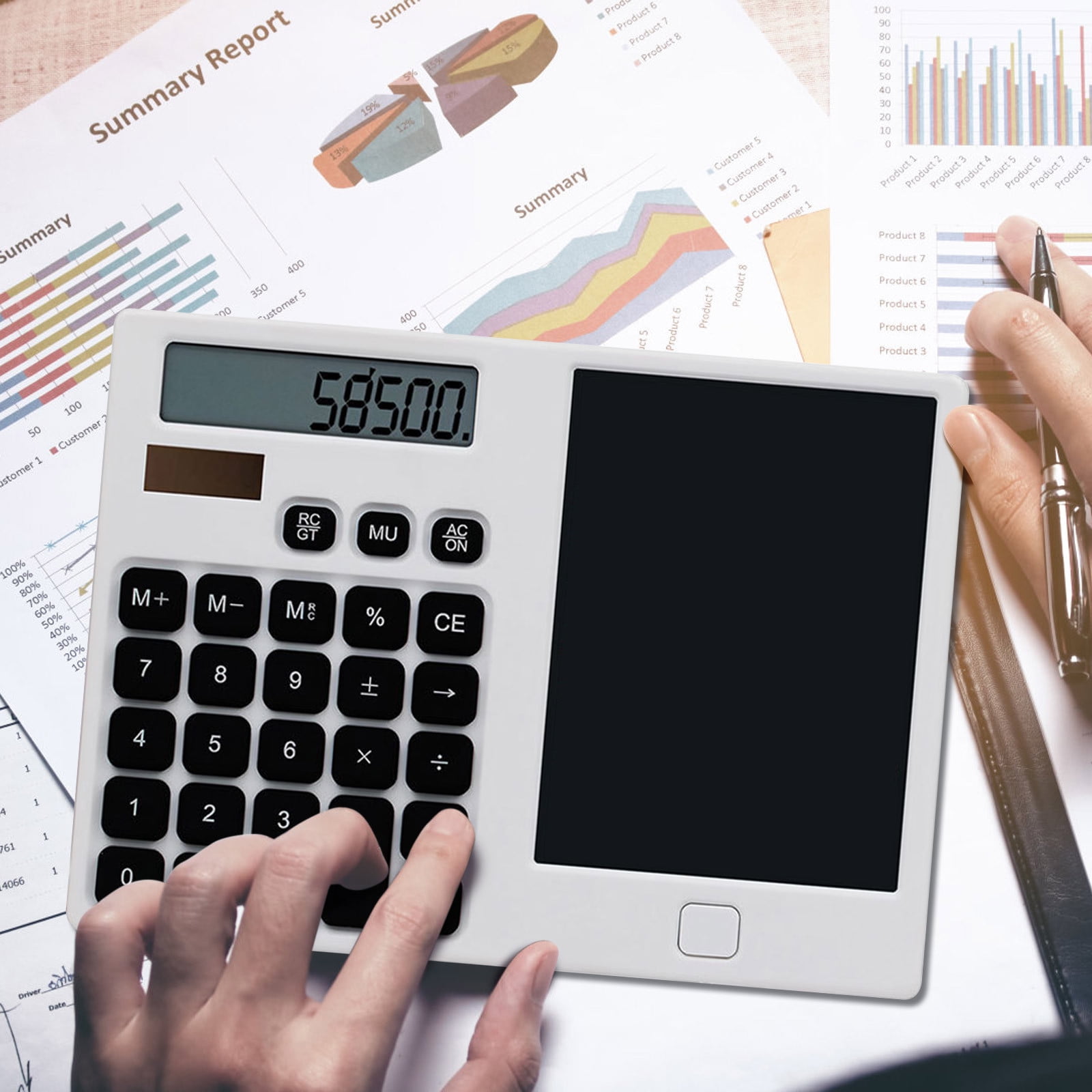 Aufmer Calculator Handwriting Board Business office Student Straight ...