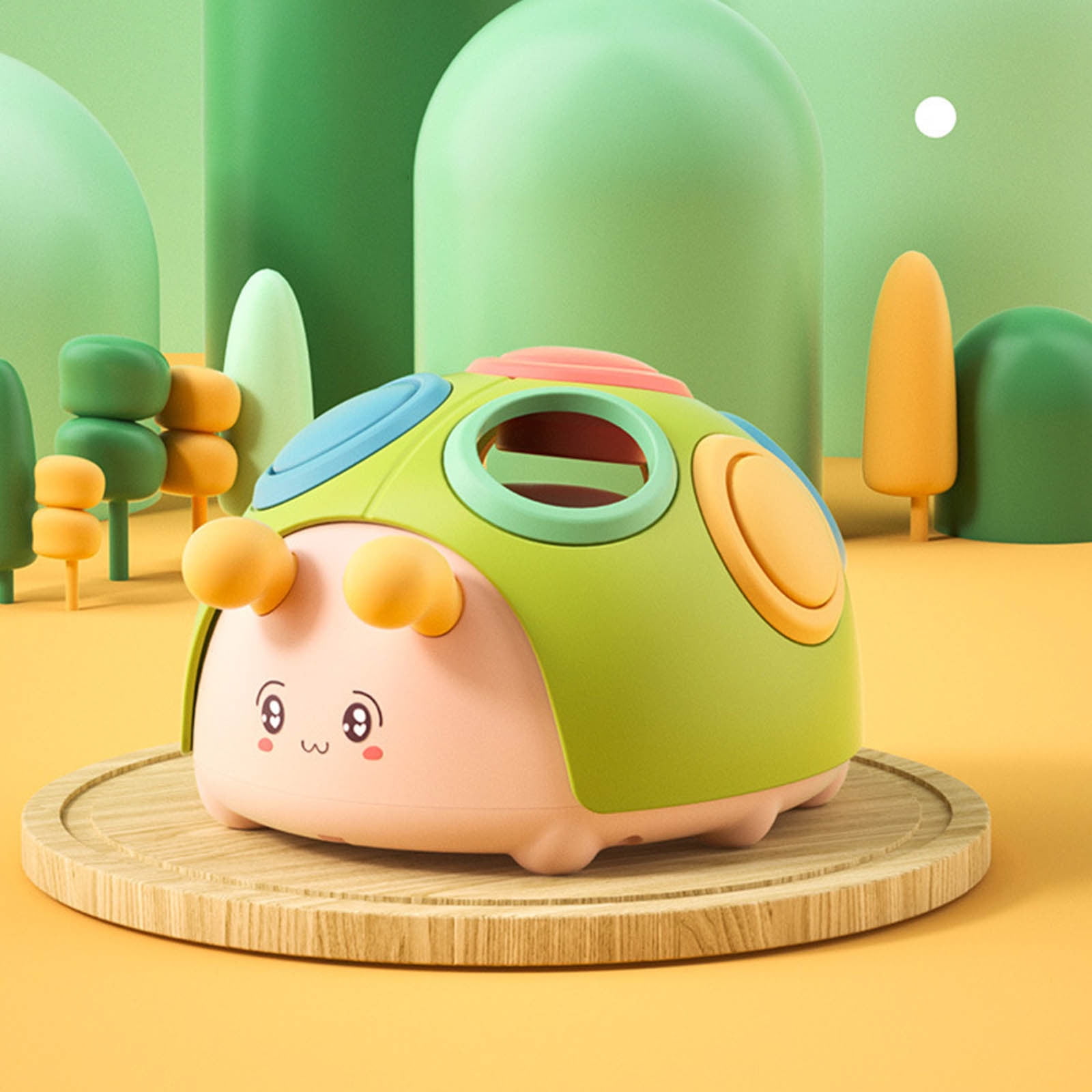 Aufmer Children's Press Educational Toy Button Hole Small Parent-child ...