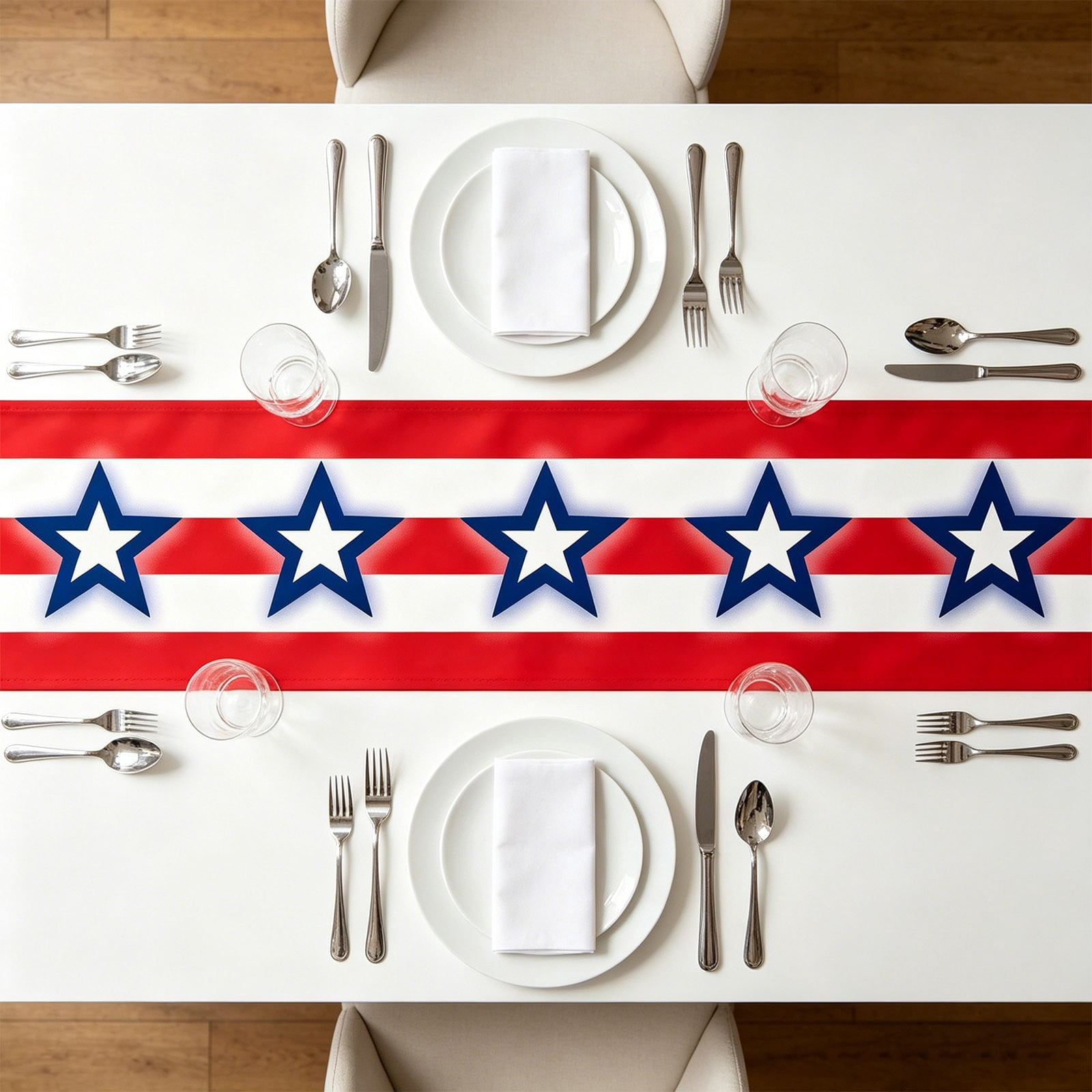 Aufmer Classic Sign Element Table Strip Mat Holiday Gathering Desktop ...