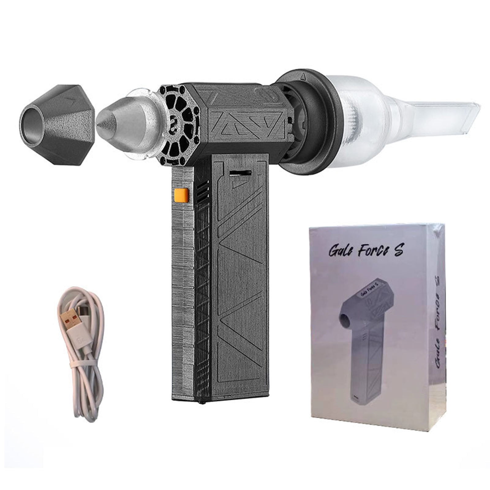 Aufmer Compressed air Duster - 130000RPM 3 Speeds Electric Air Duster ...