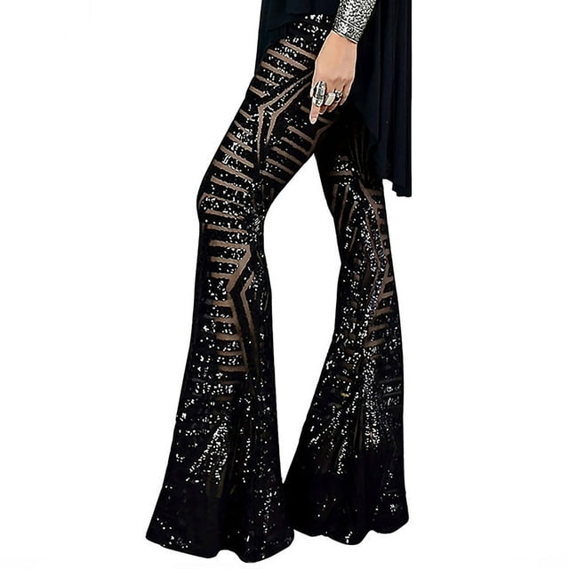 Jacenvly Elastic Waist Pants For Women Wide Legs Sales Ladies Fashion