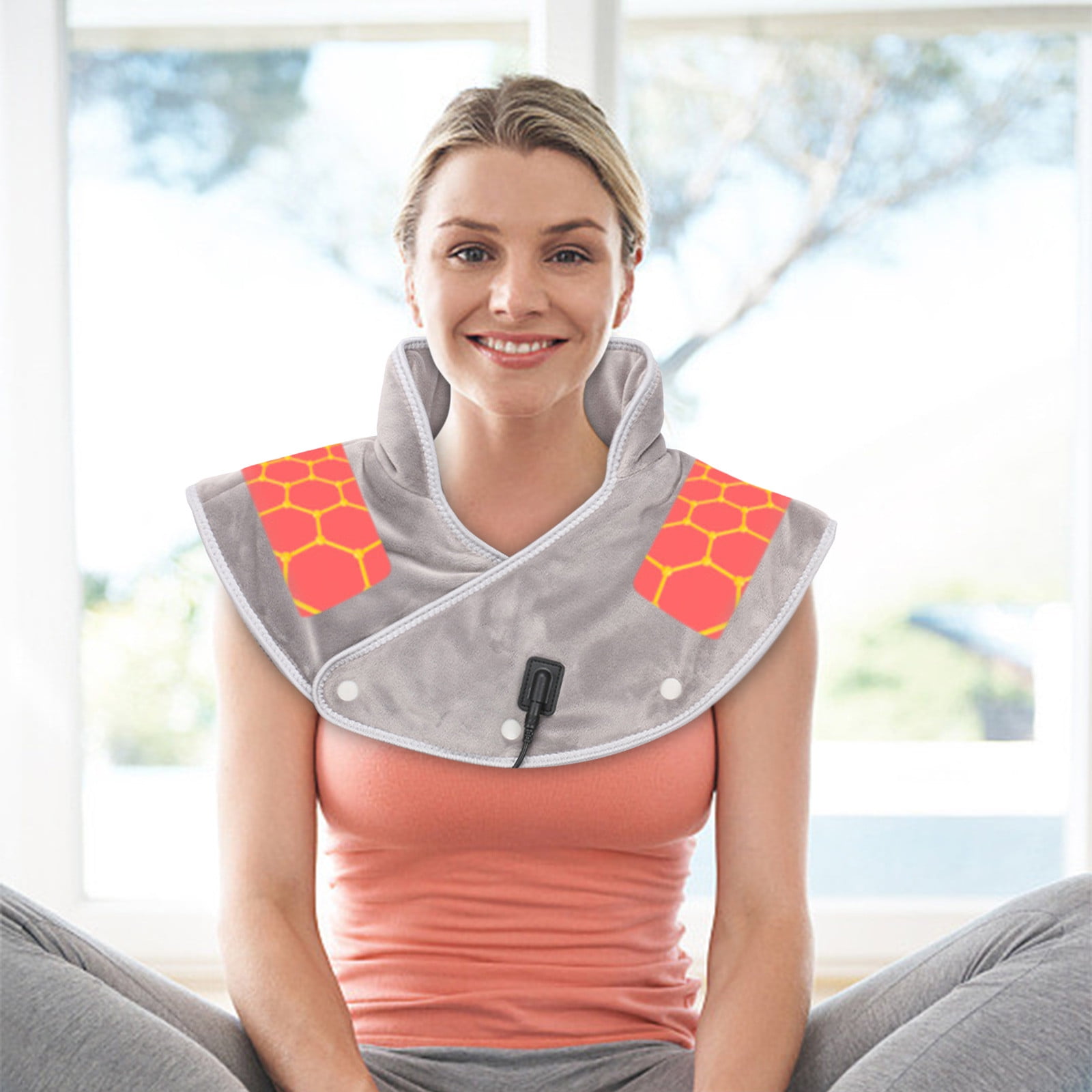 Aufmer Electric Shoulder And Neck Protection With Integrated Warmth USB ...